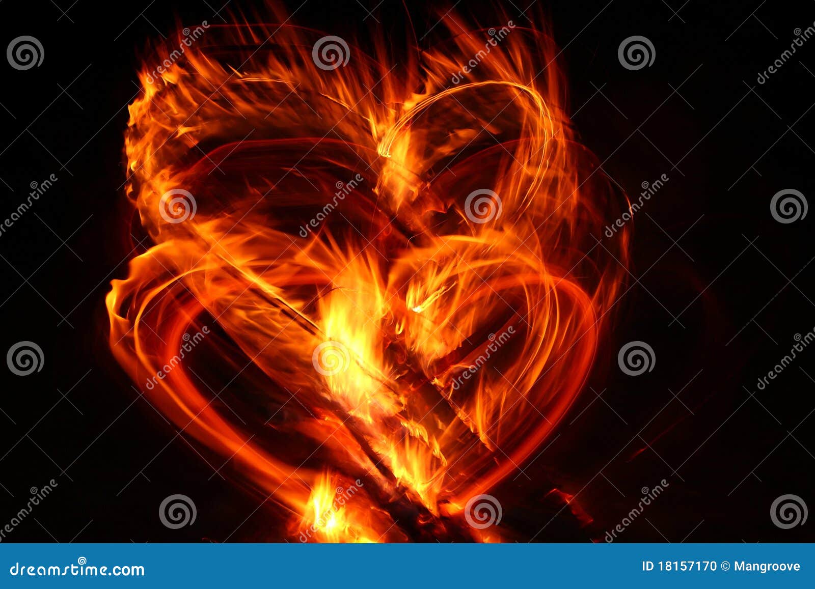 Heart on fire stock photo. Image of reciprocity, background - 18157170