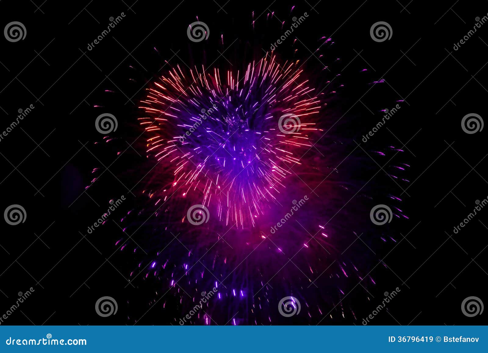 Heart fireworks stock image. Image of happiness, event - 36796419