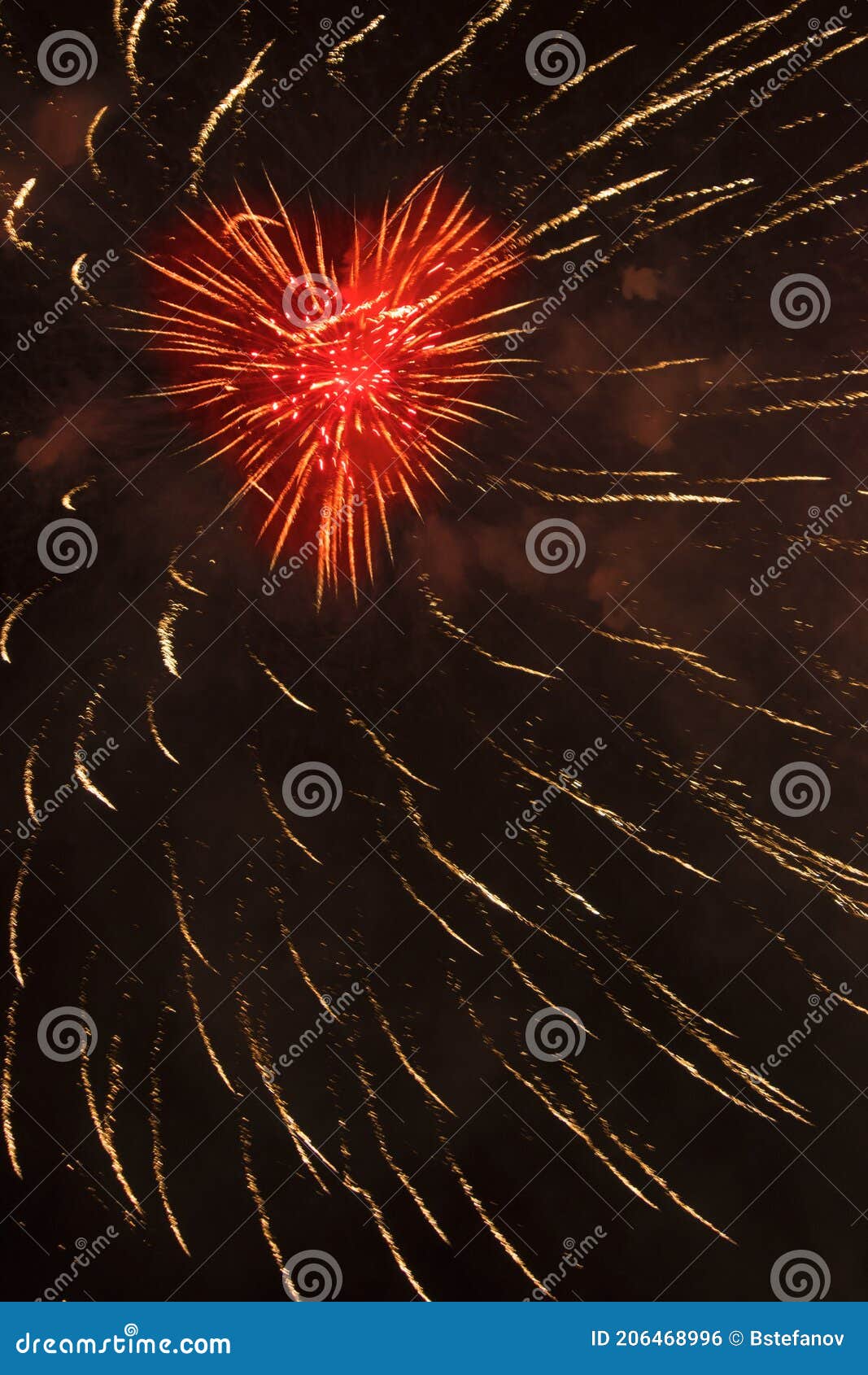 Heart from fireworks stock photo. Image of valentine - 206468996