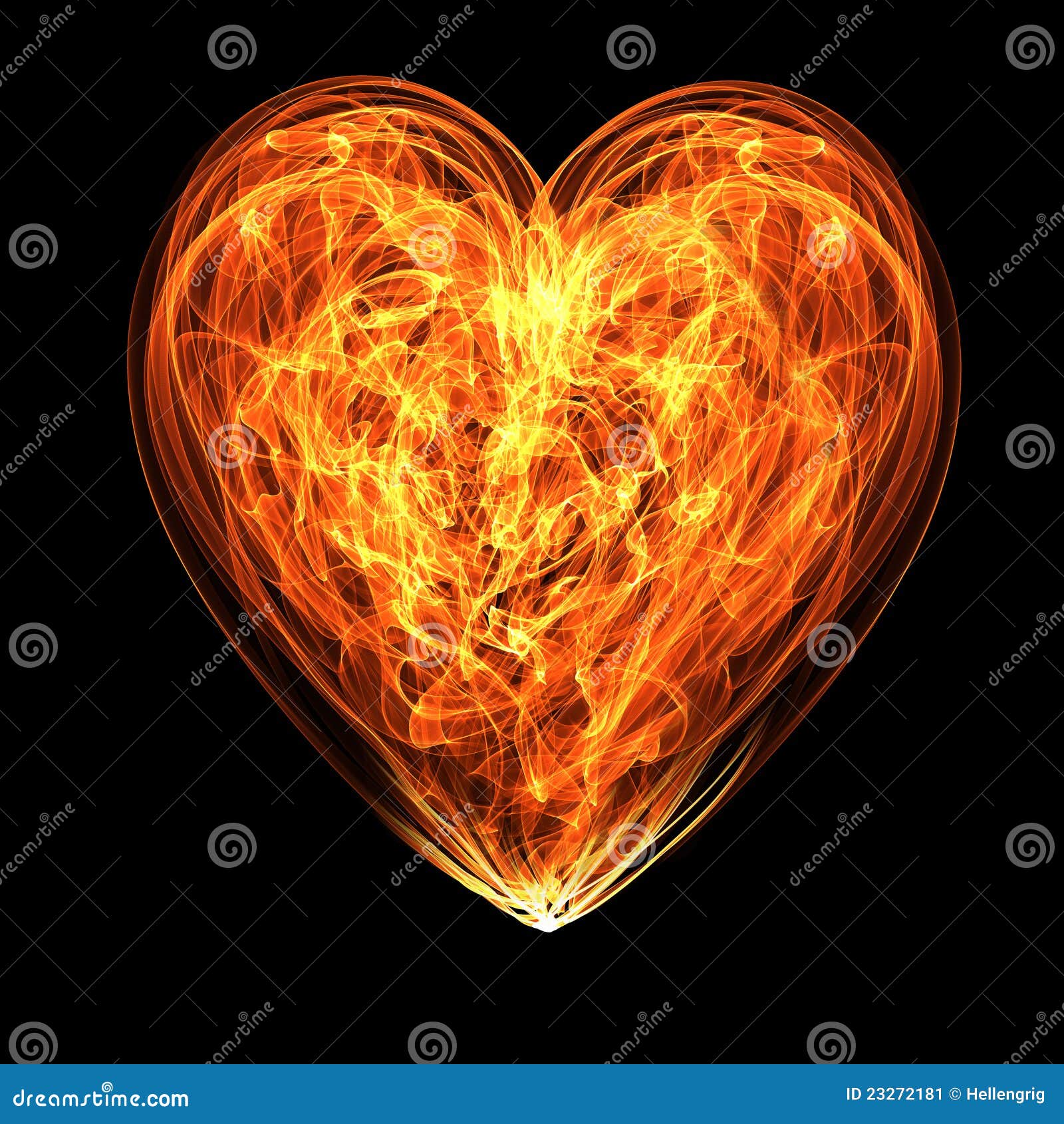 Heart in flame stock image. Image of light, sparkle, heart - 23272181