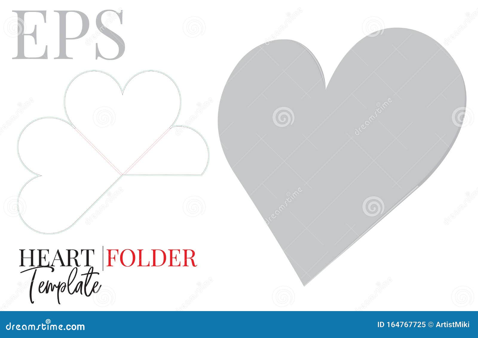 Heart Folder Logo Vector Illustration | CartoonDealer.com #179733278