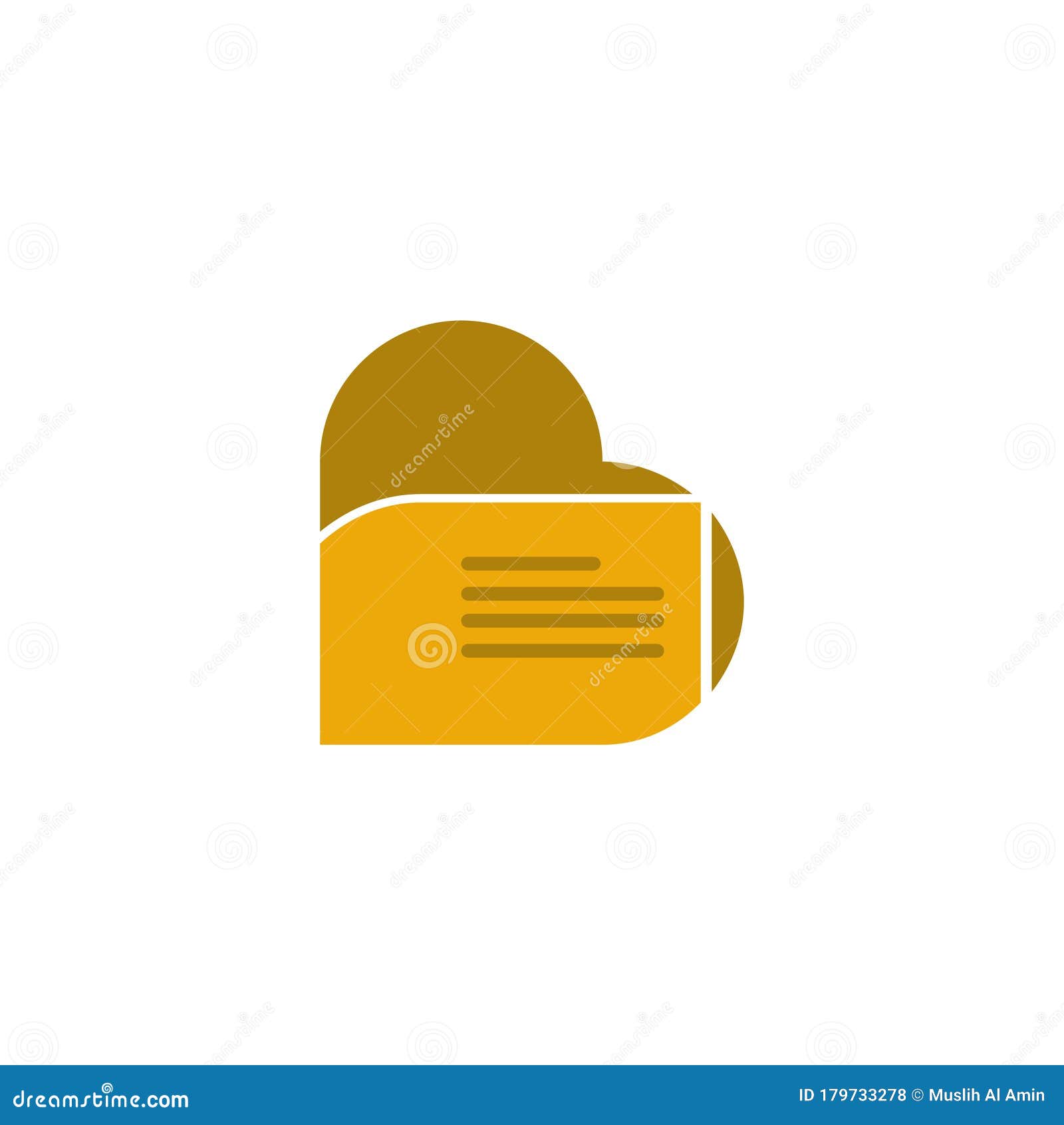 Heart Folder Icon. Element Of Valentine\'s Day Icon For Mobile Concept ...