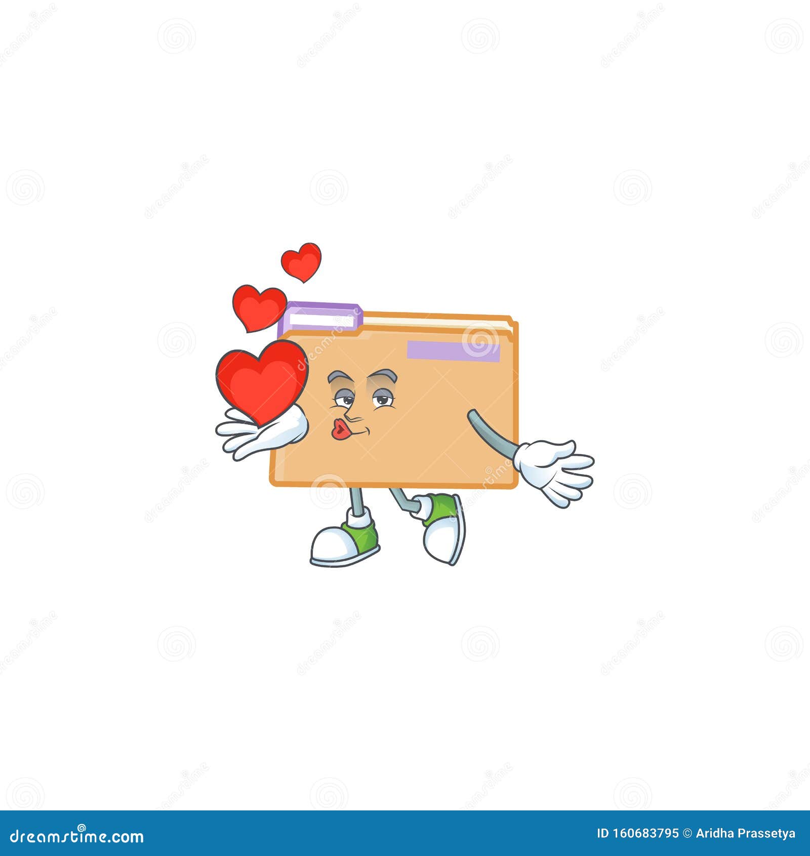 Heart Folder Logo Vector Illustration | CartoonDealer.com #179733278