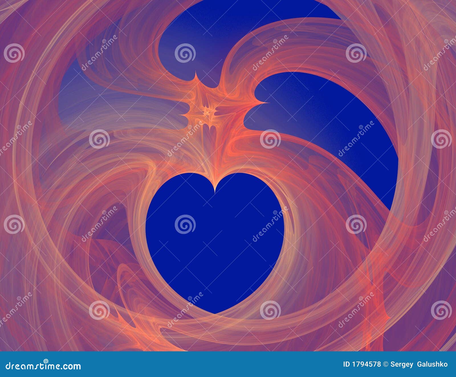 Heart- Fractal Royalty Free Stock Photos - Image: 1794578