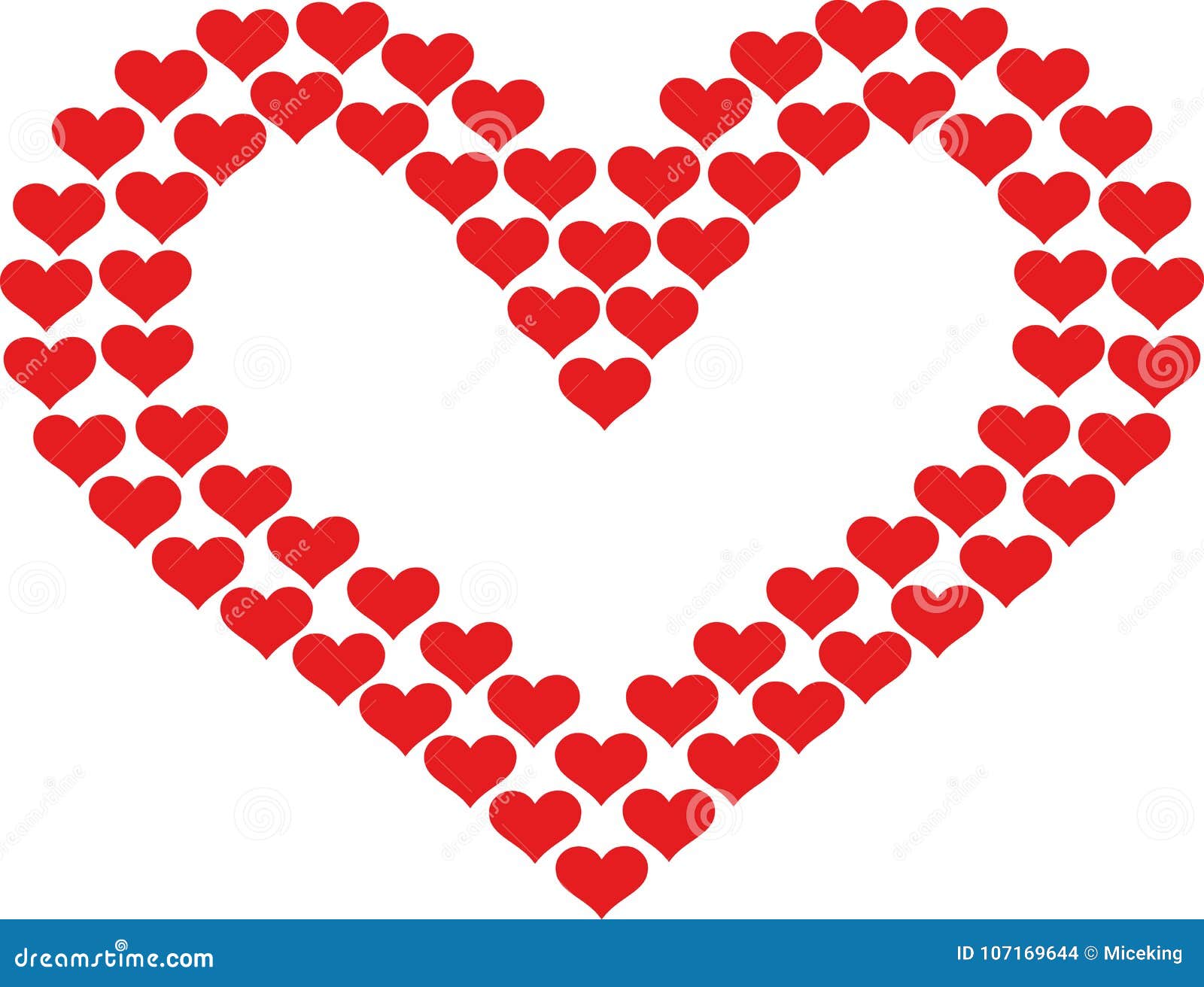 Heart framed with hearts stock vector. Illustration of amour - 107169644 Heart framed with hearts stock vector. Illustration of amour - 107169644