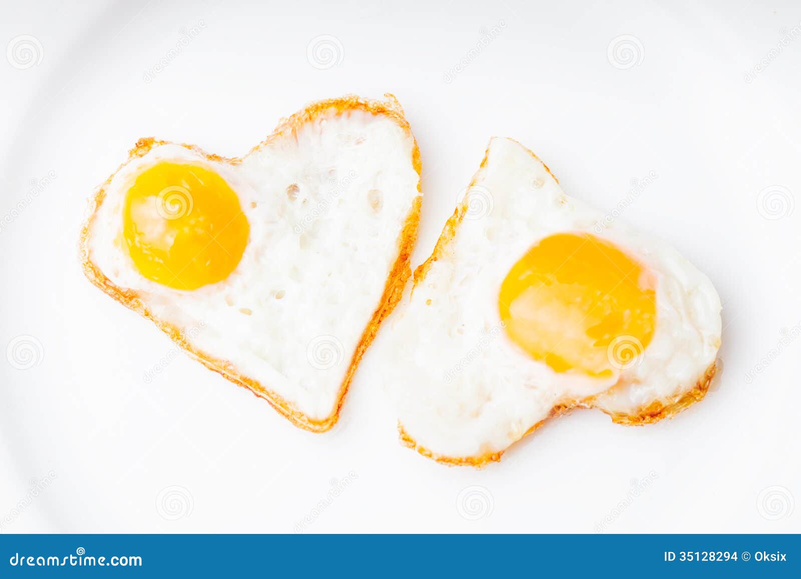 Heart fried eggs stock photo. Image of cook, healthy - 35128294