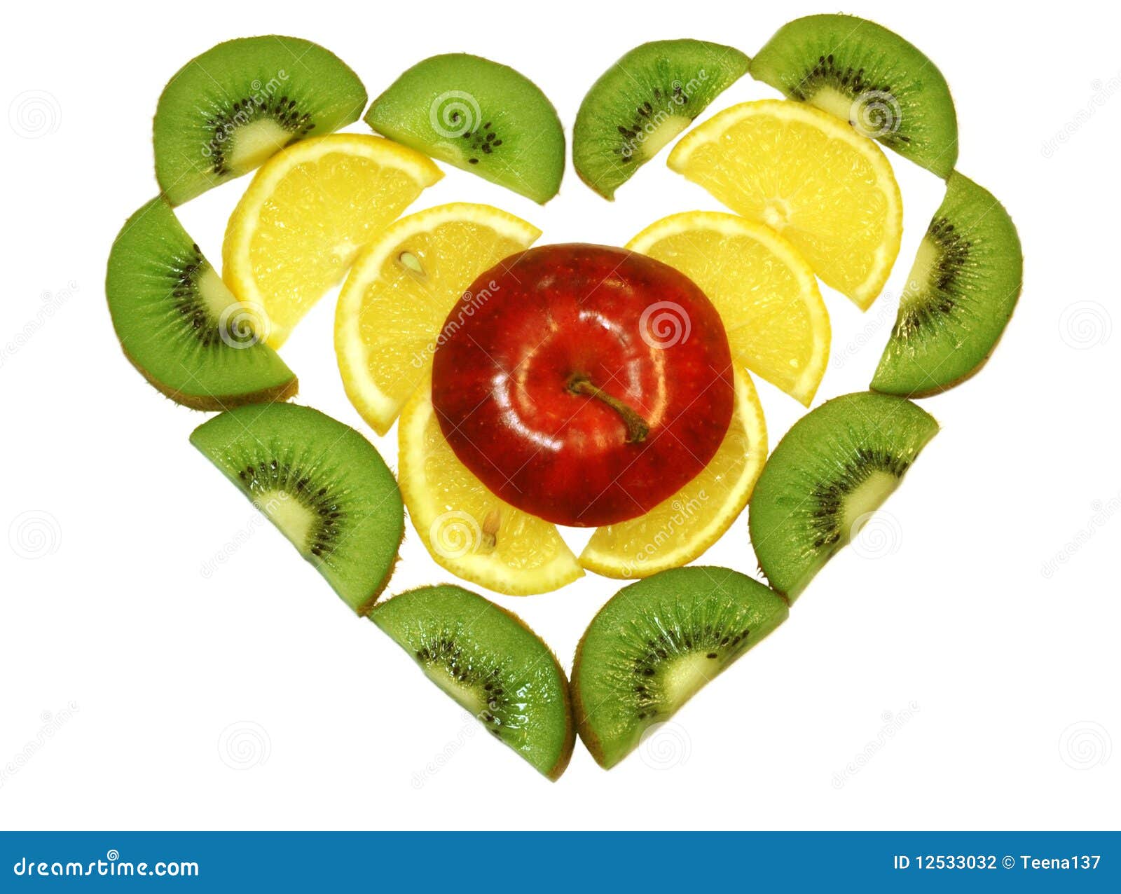 Heart of fruits stock photo. Image of yellow, snack, food - 12533032