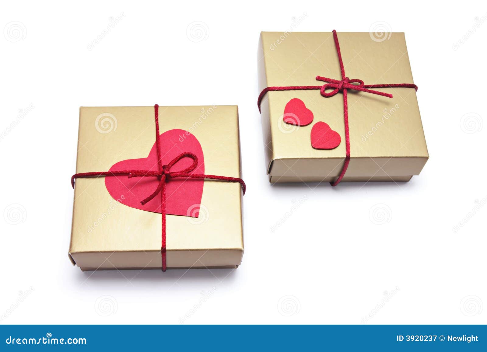 Heart on Gift Boxes stock image. Image of presents, giftboxes - 3920237