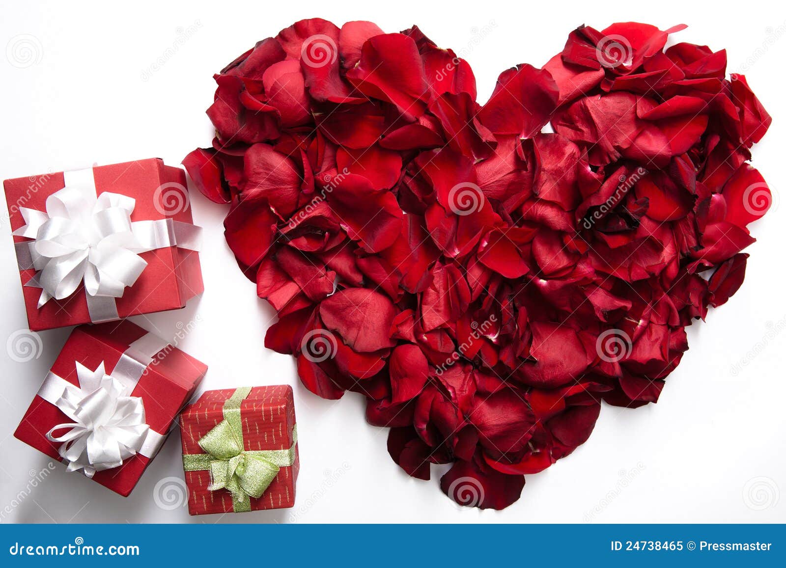 Heart and gifts stock image. Image of february, background - 24738465
