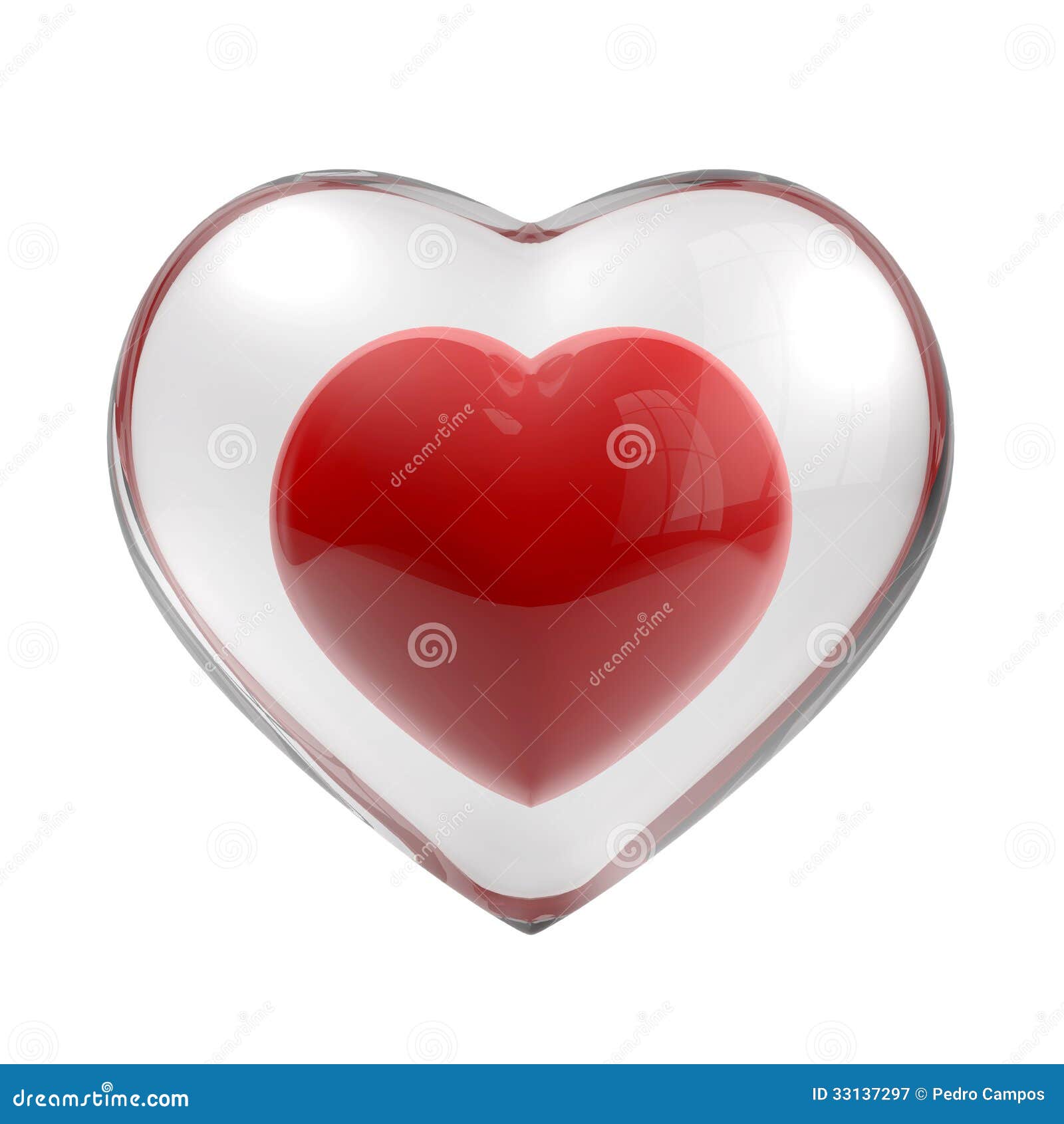 Heart glass stock illustration. Illustration of abstract - 33137297