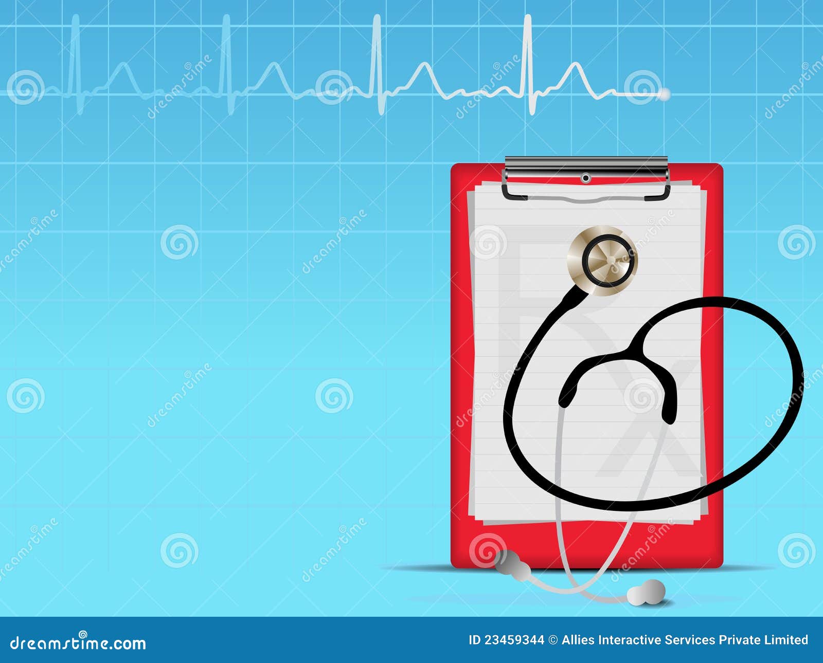 Heart Graph Medical Background Stock Vector - Illustration of care ...