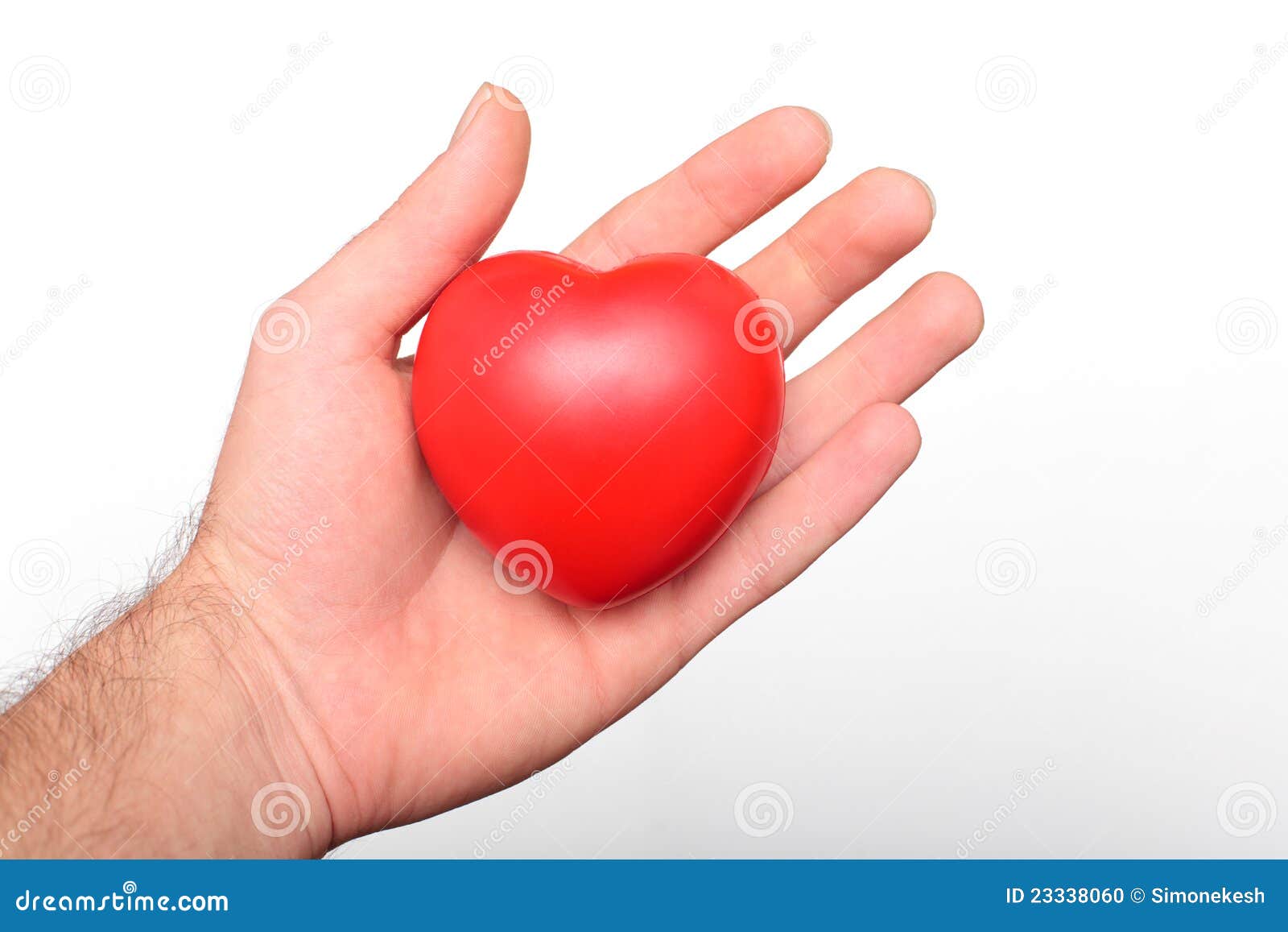 Heart in a hand stock photo. Image of close, hands, health - 23338060