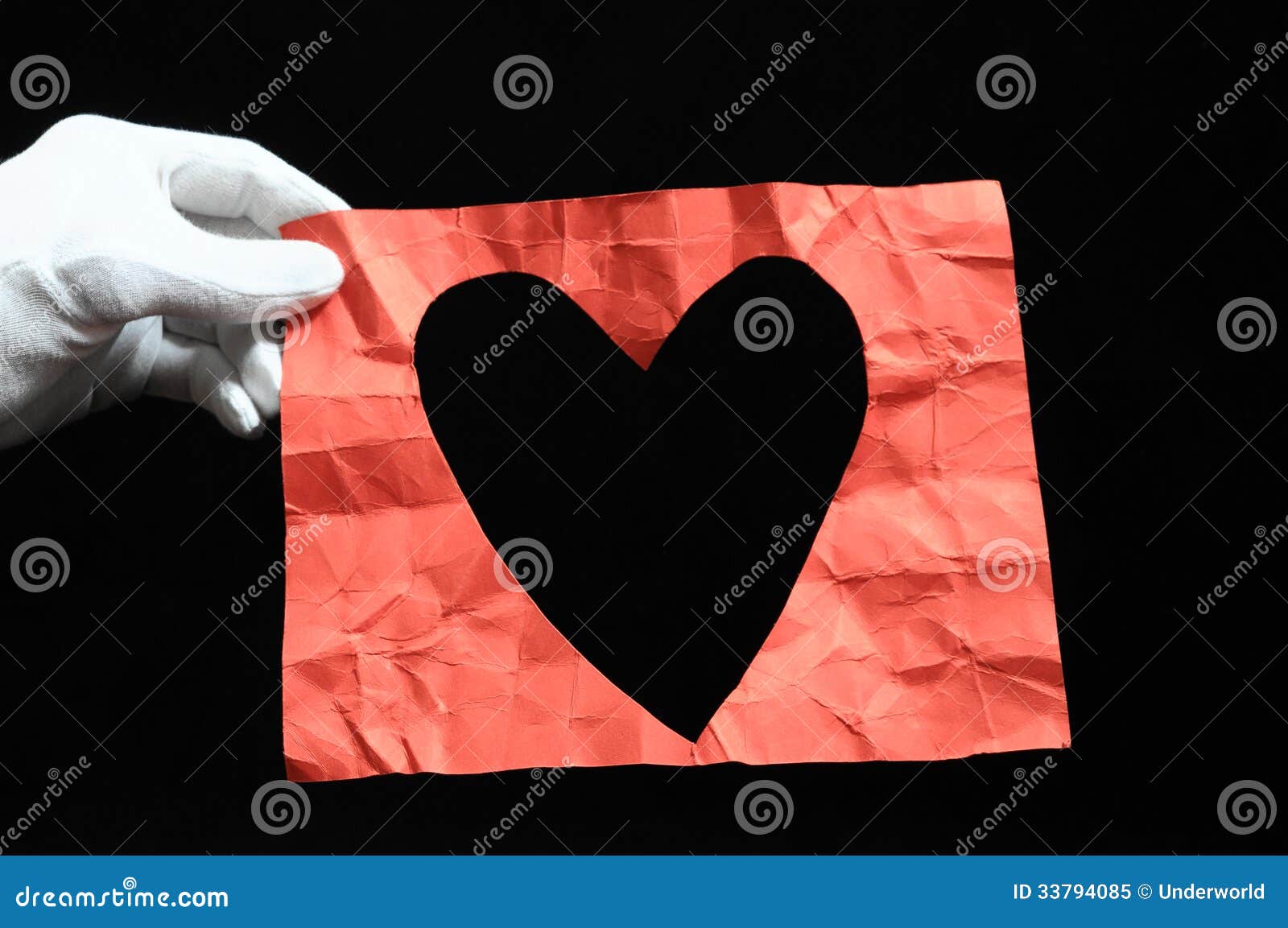 Heart and an Hand stock image. Image of human, holding - 33794085