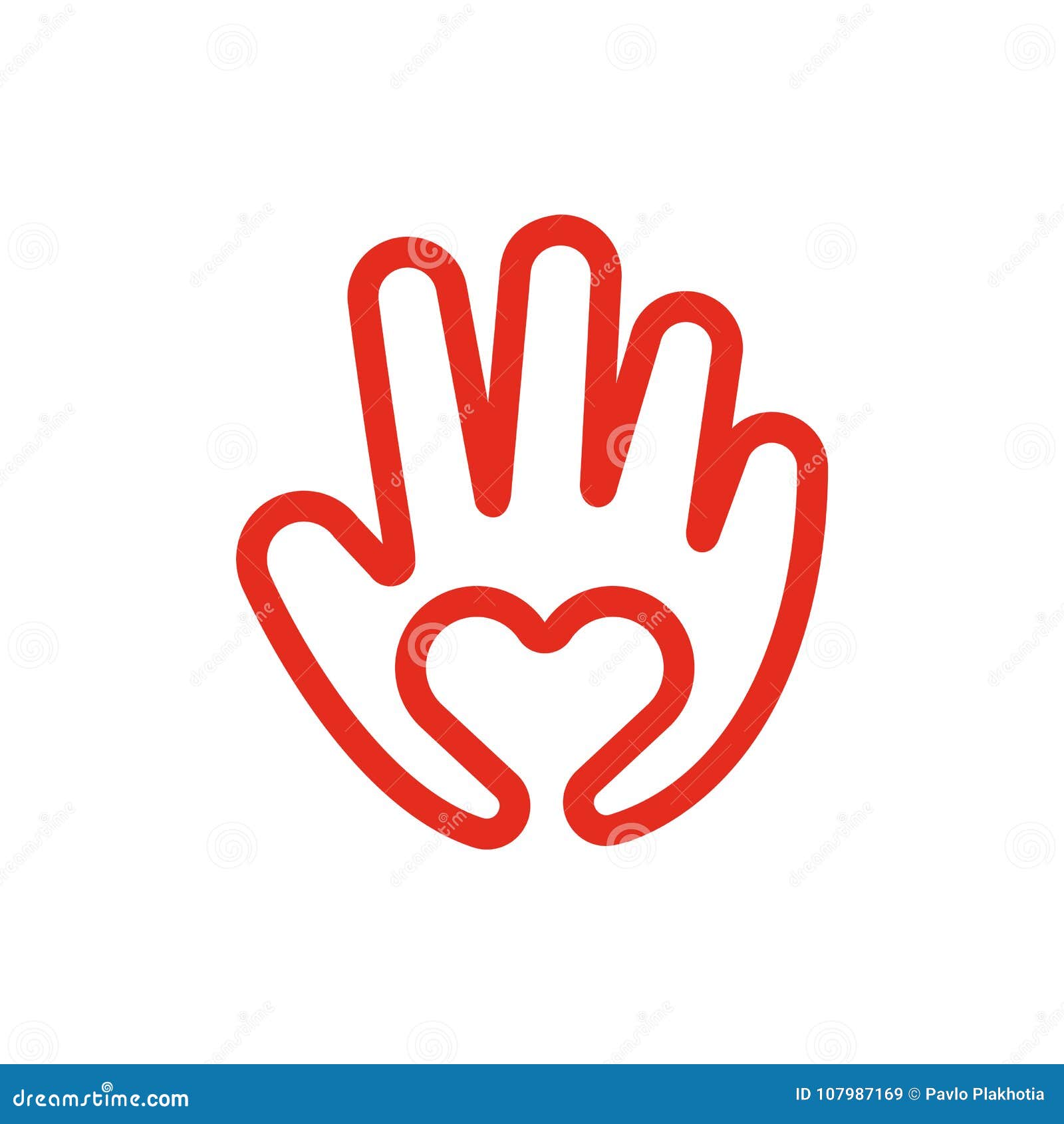 Heart in Hand Line Icon Love and Care Concept Creative Logo Vector ... Heart in Hand Line Icon Love and Care Concept Creative Logo Vector ...