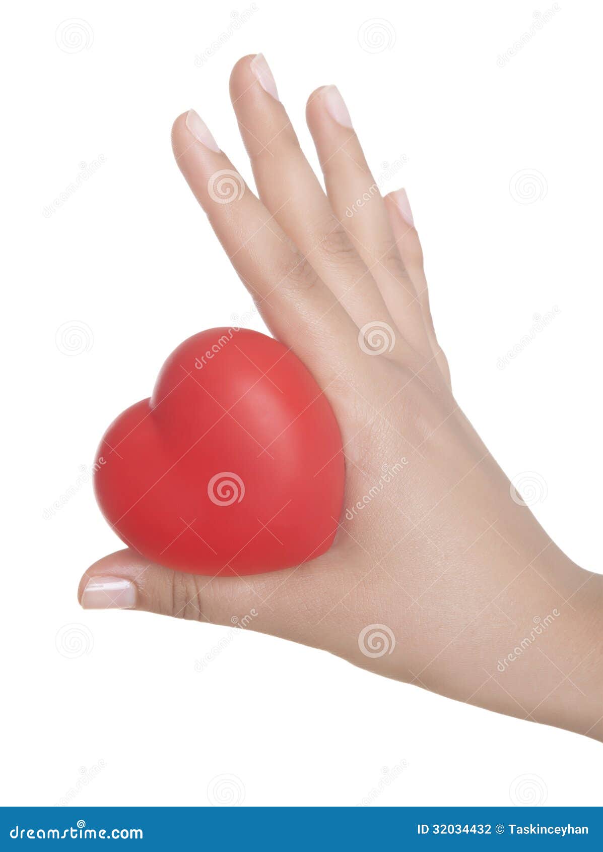 Heart in hand stock photo. Image of cheerful, gripping - 32034432