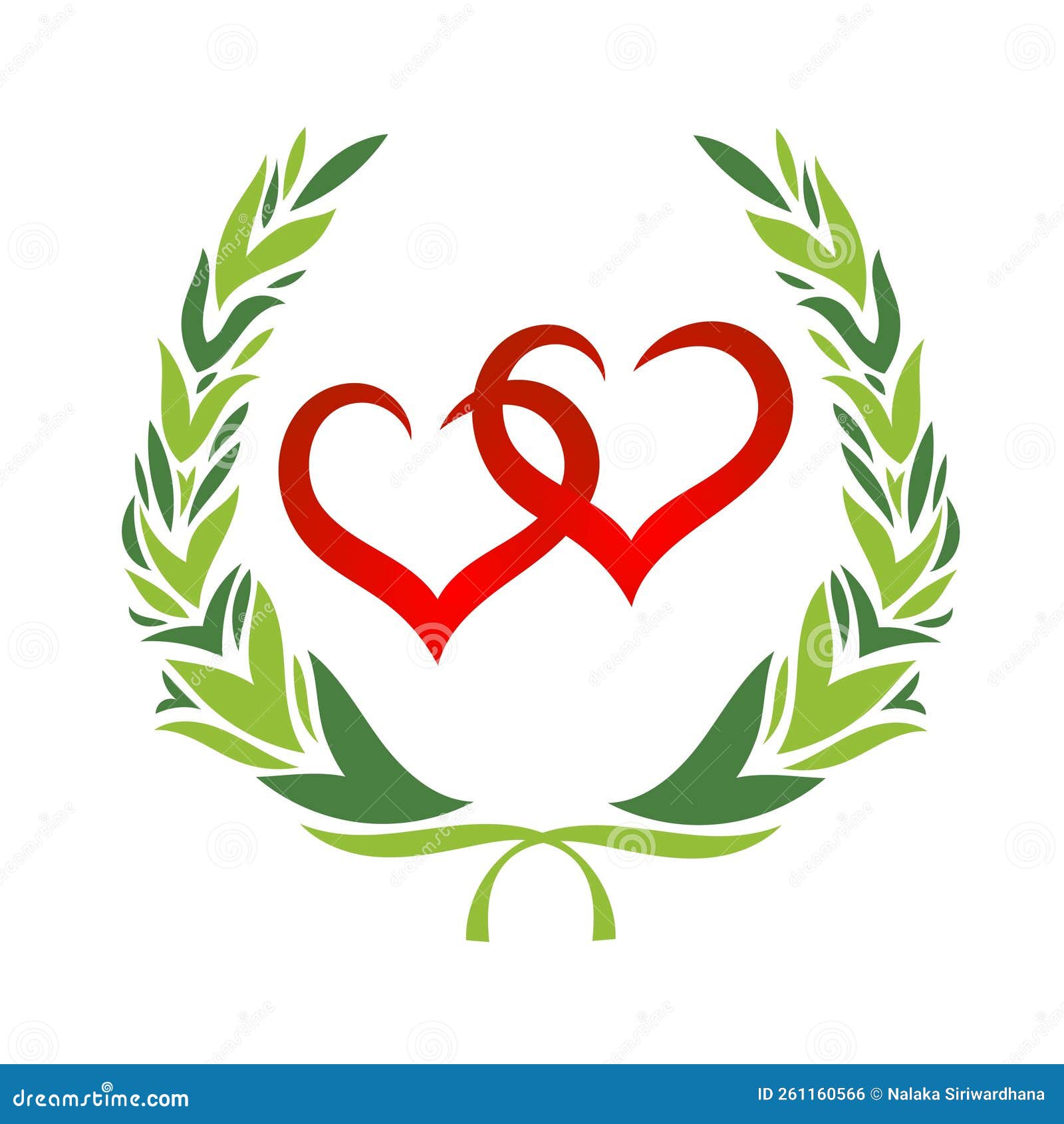 Heart and Hand Sign. Logo Icon. Stock Illustration - Illustration of ...