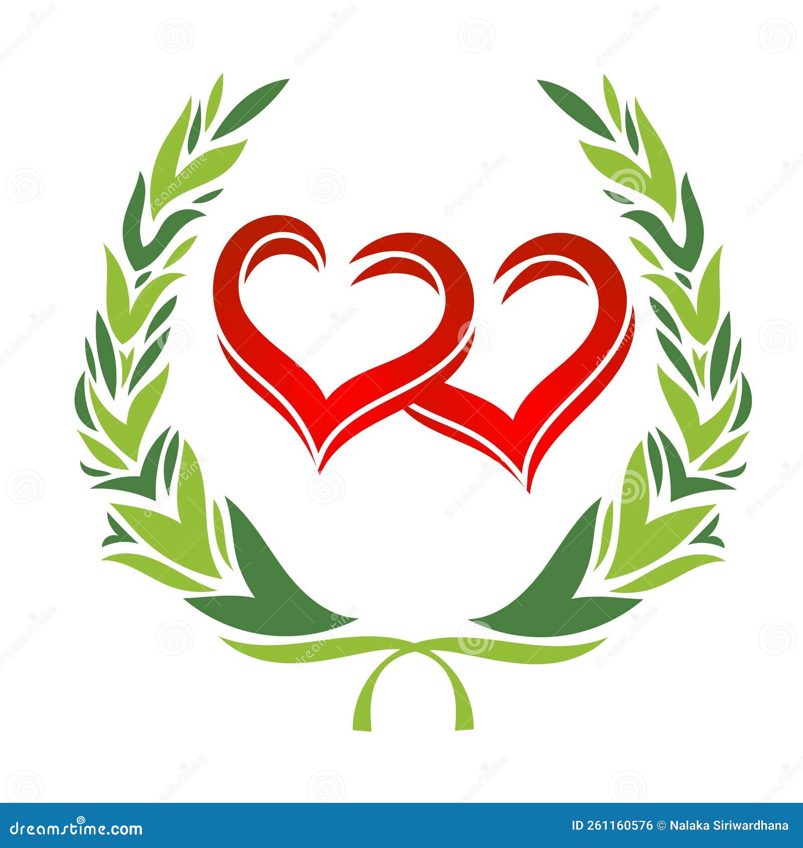 Heart and Hand Sign. Logo Icon. Stock Illustration - Illustration of ...