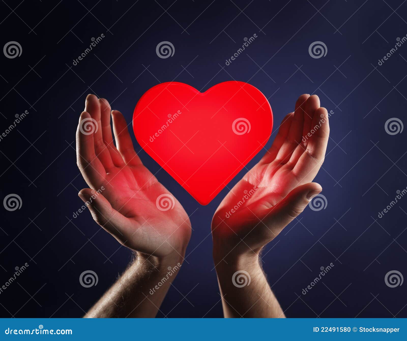 Heart and hands stock photo. Image of health, glowing - 22491580