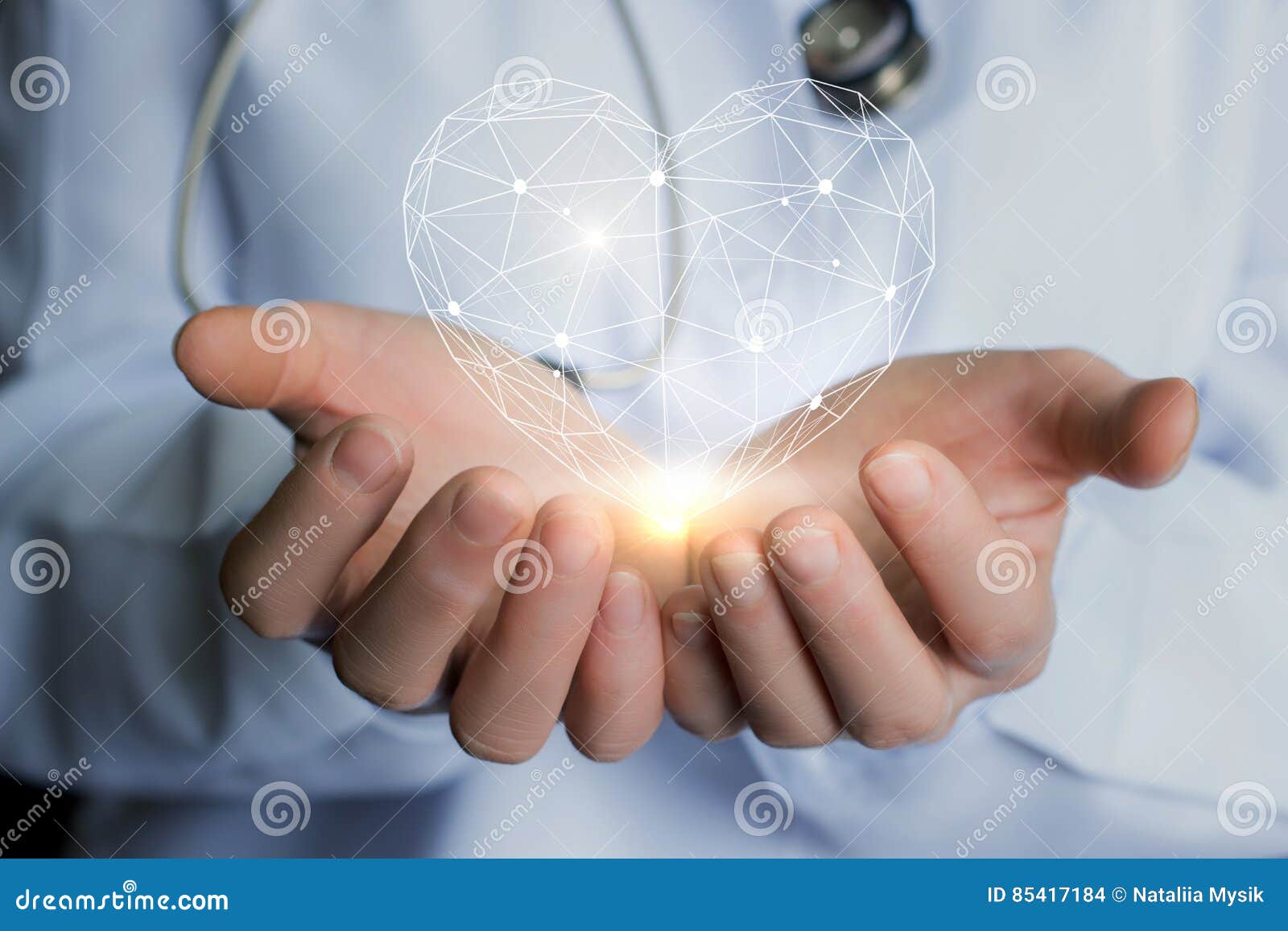 Heart in the Hands of the Doctor. Stock Photo - Image of doctor, cardio ...