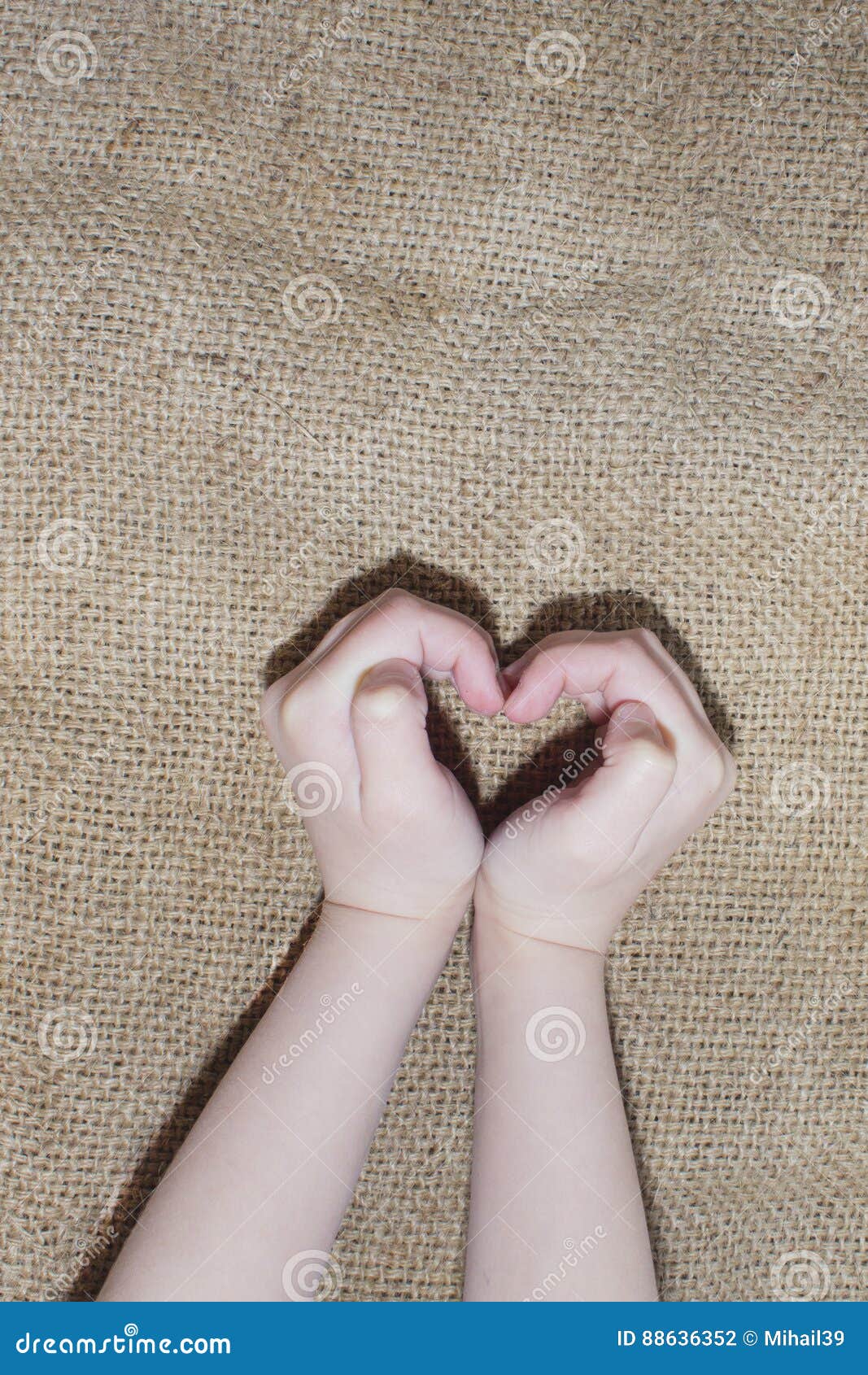 Heart from Hands on an Interesting Background Stock Photo - Image of ...