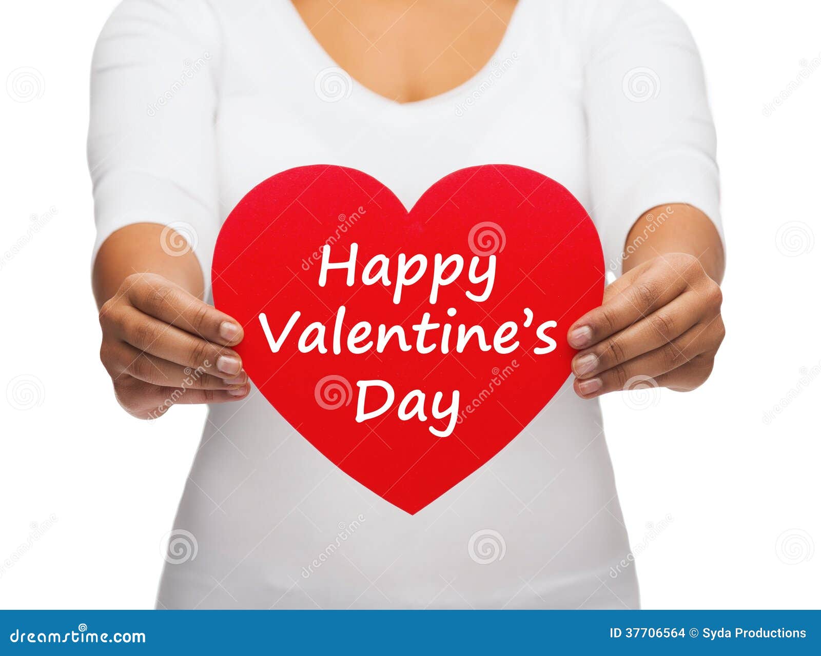 Heart with Happy Valentines Day Message Stock Photo - Image of black ...