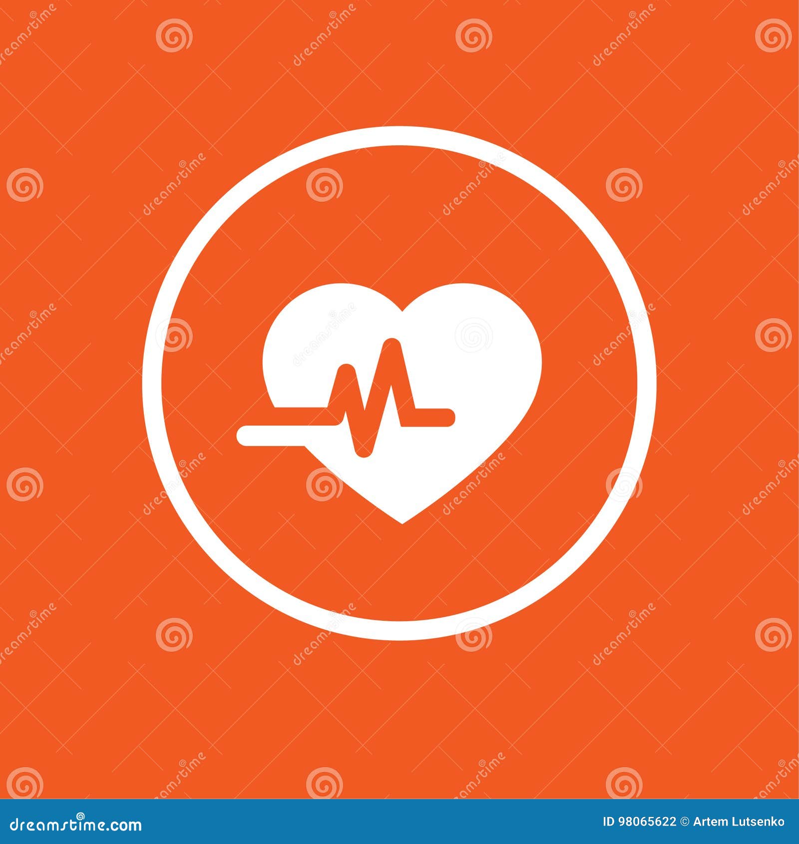 Heart Health Icon Simple Vector Illustration Stock Vector ...