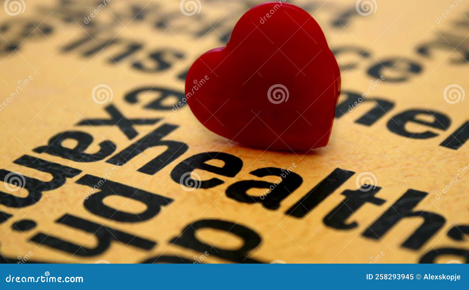 Heart on Health Text Dolly Shot Stock Video - Video of cardiology, life ...