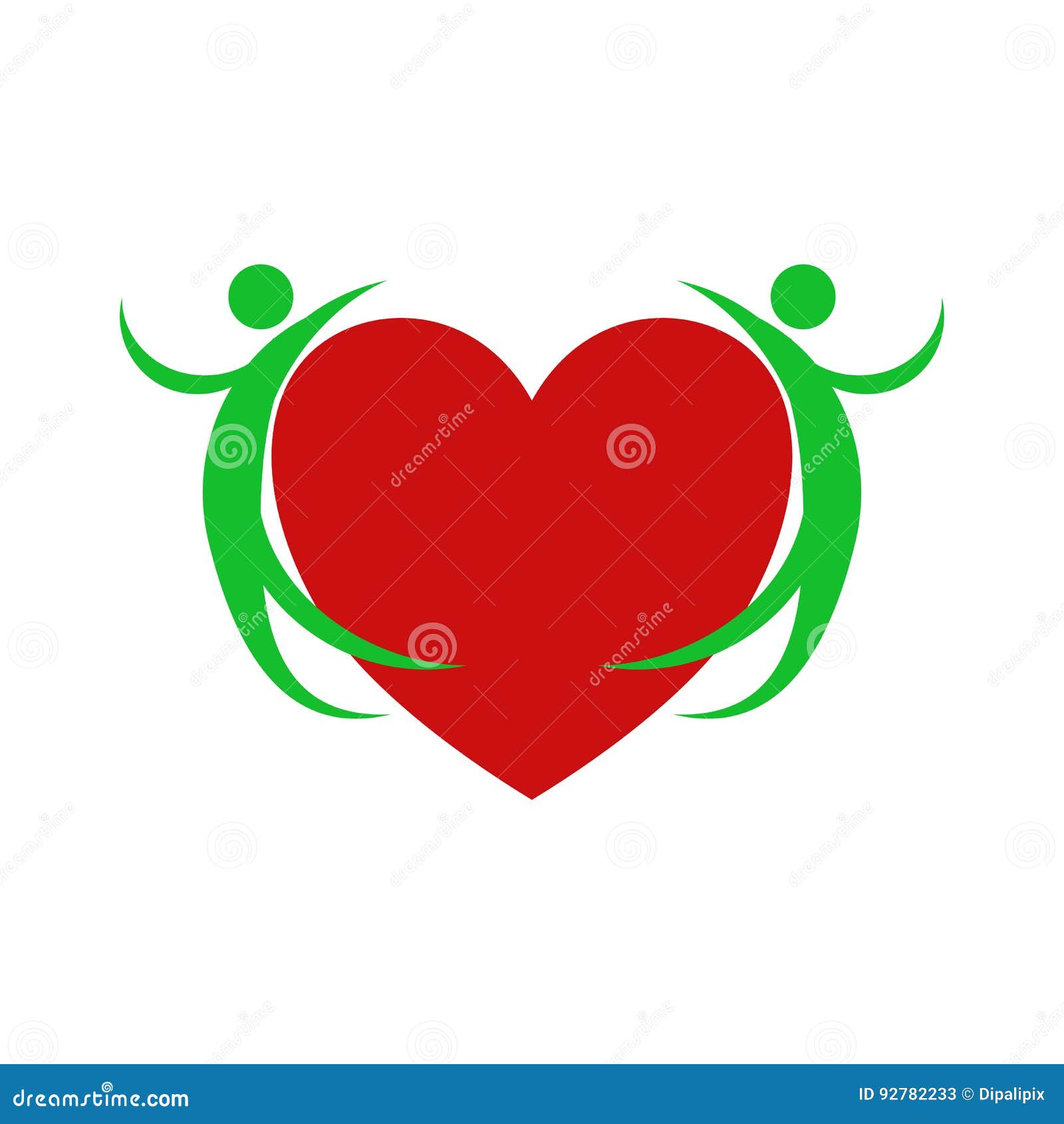 Heart Health Vector Illustration Stock Vector - Illustration of people ...
