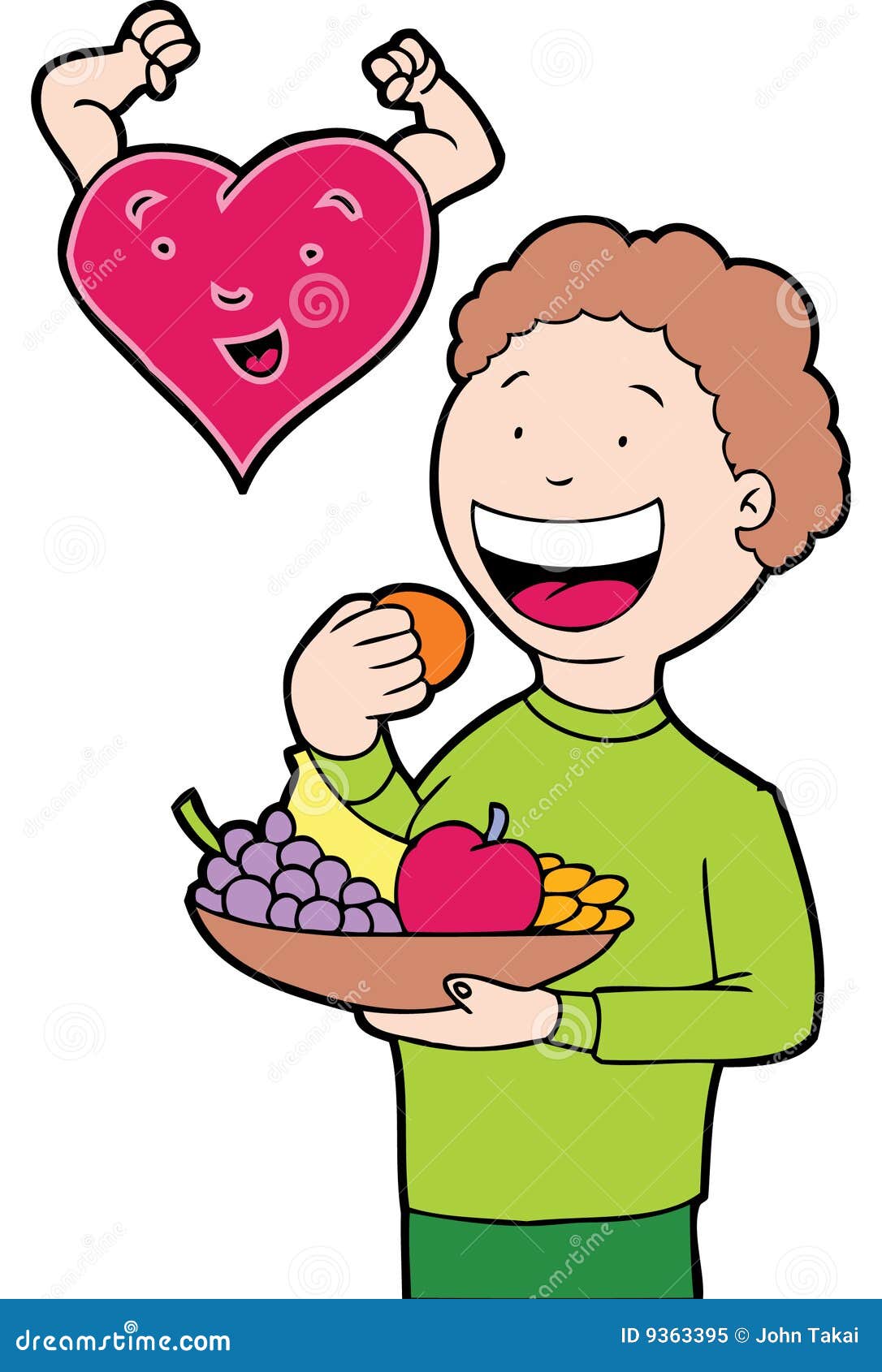 Heart Healthy Eating stock vector. Illustration of food - 9363395