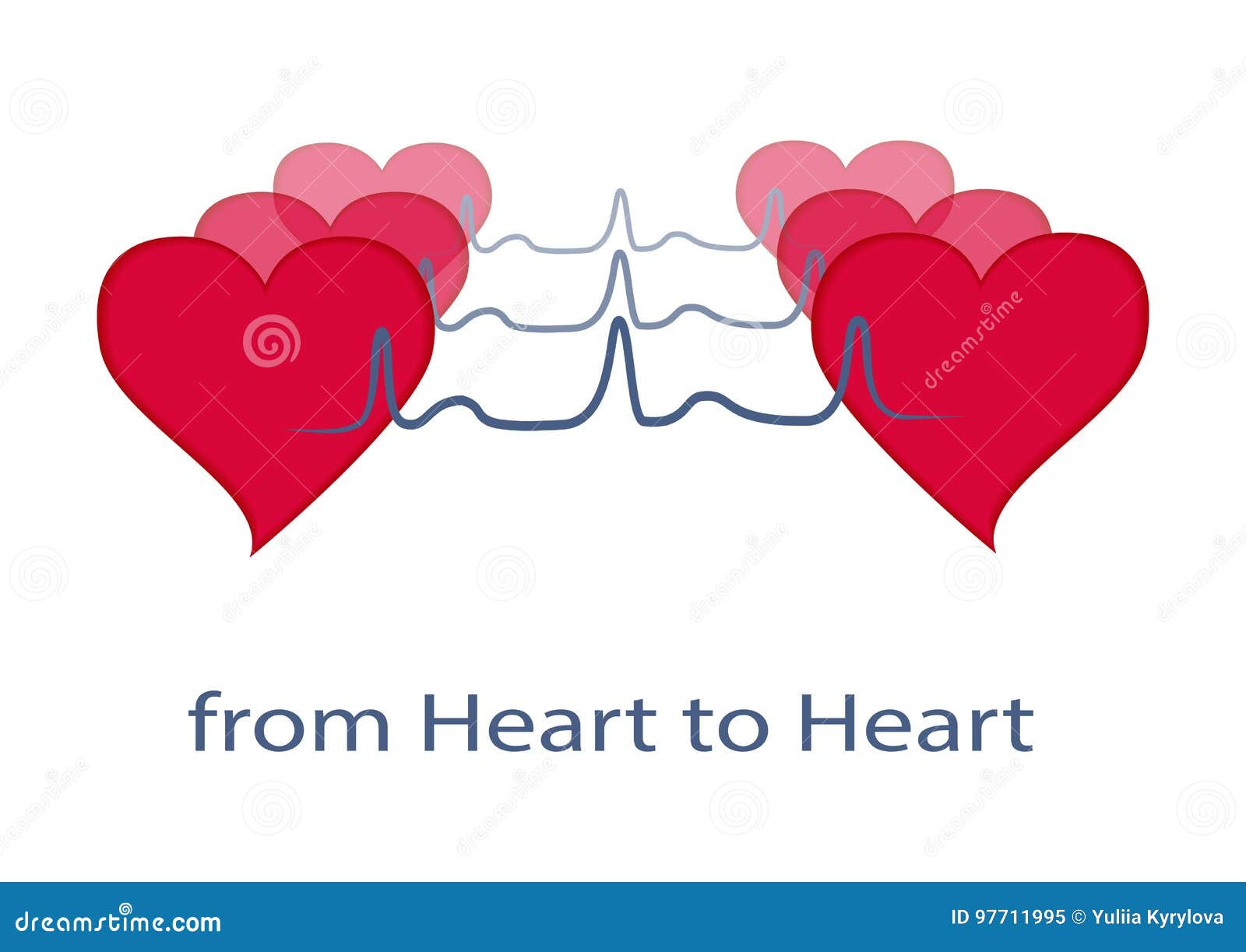 Heart. from heart to heat stock vector. Illustration of text - 97711995