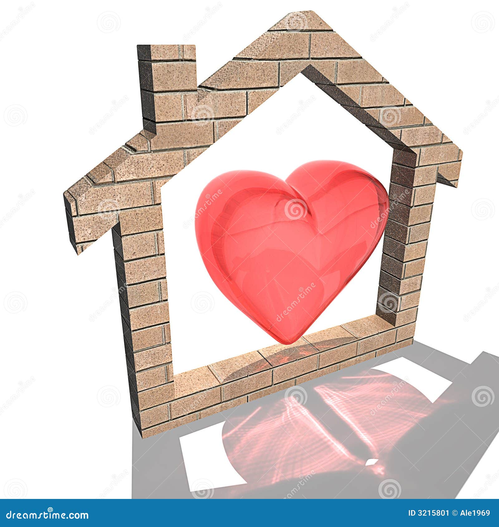 Heart at Home stock illustration. Illustration of beloved - 3215801