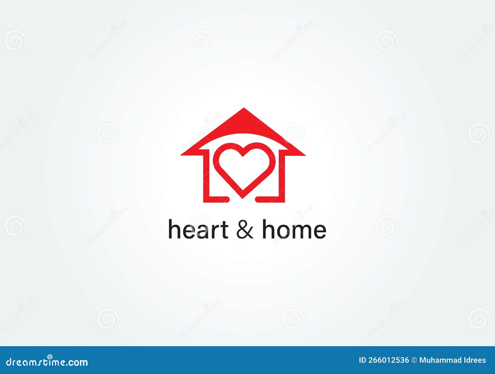 Heart and Home Logo Design Template, Heart Home Business Logo, Stock ...