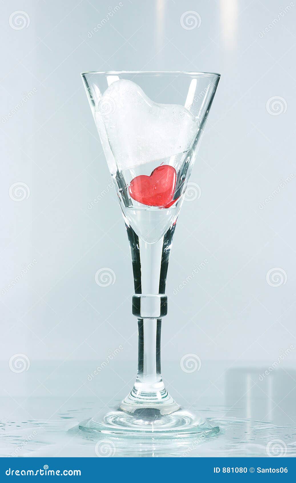 Heart of ice stock photo. Image of hearts, inside, abstract - 881080
