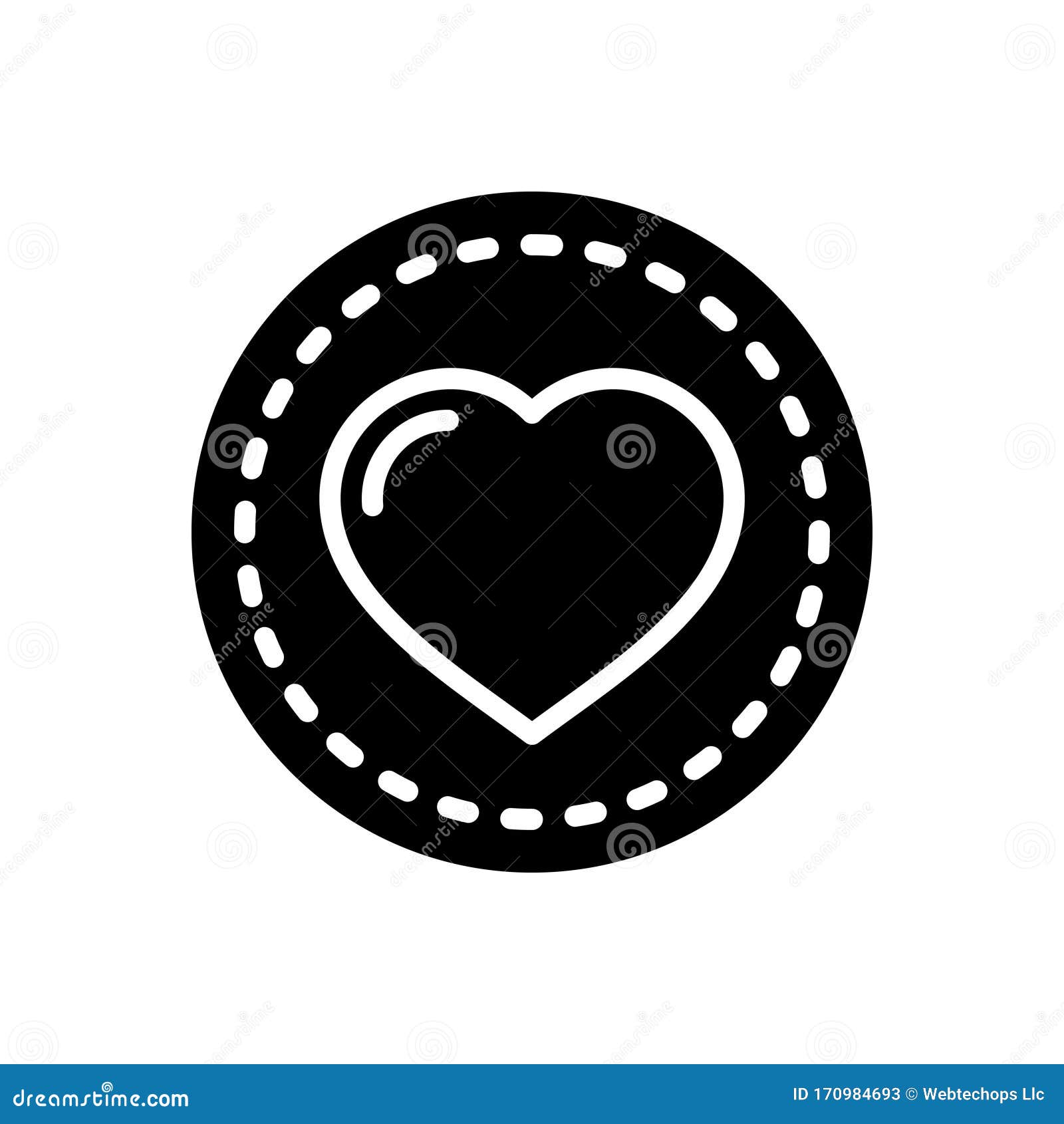 Black Solid Icon for Heart, Feeling and Love Stock Vector ...