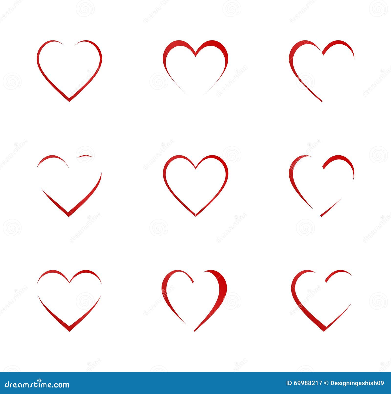 Heart Icon Vector Logo, Heart Logo, Heart Shape, Love Logo Concept ...