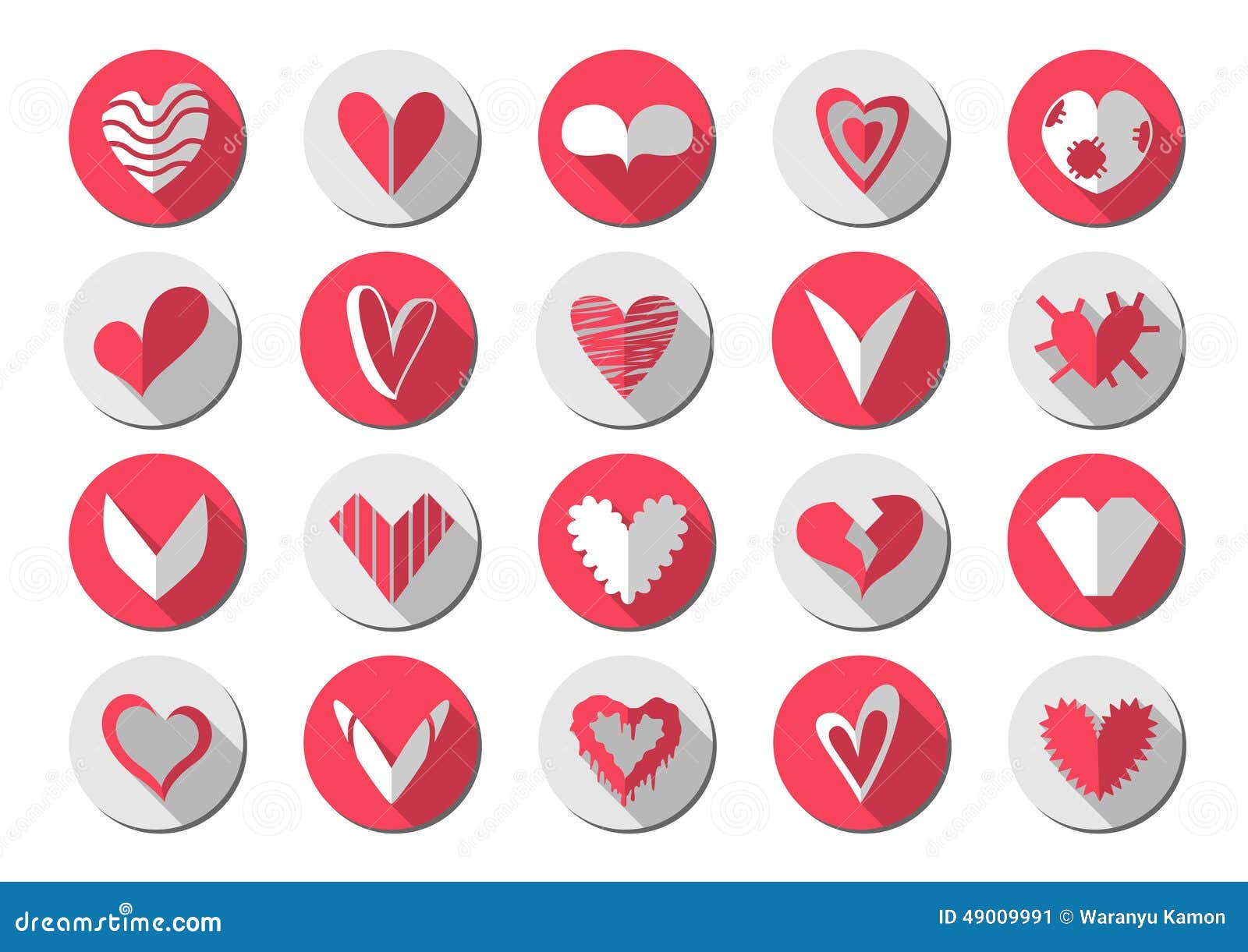 Heart icon shadow stock vector. Illustration of greeting - 49009991