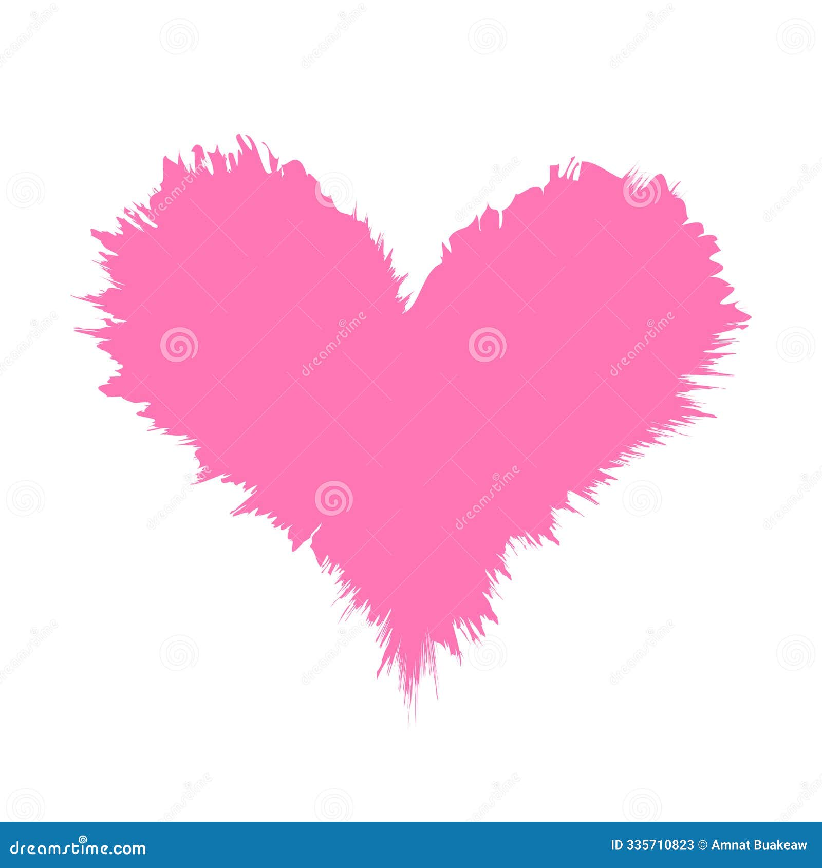 Heart, Heart Icon, Heart Shape Stain, Splatter Pink Heart Symbol Stock ...