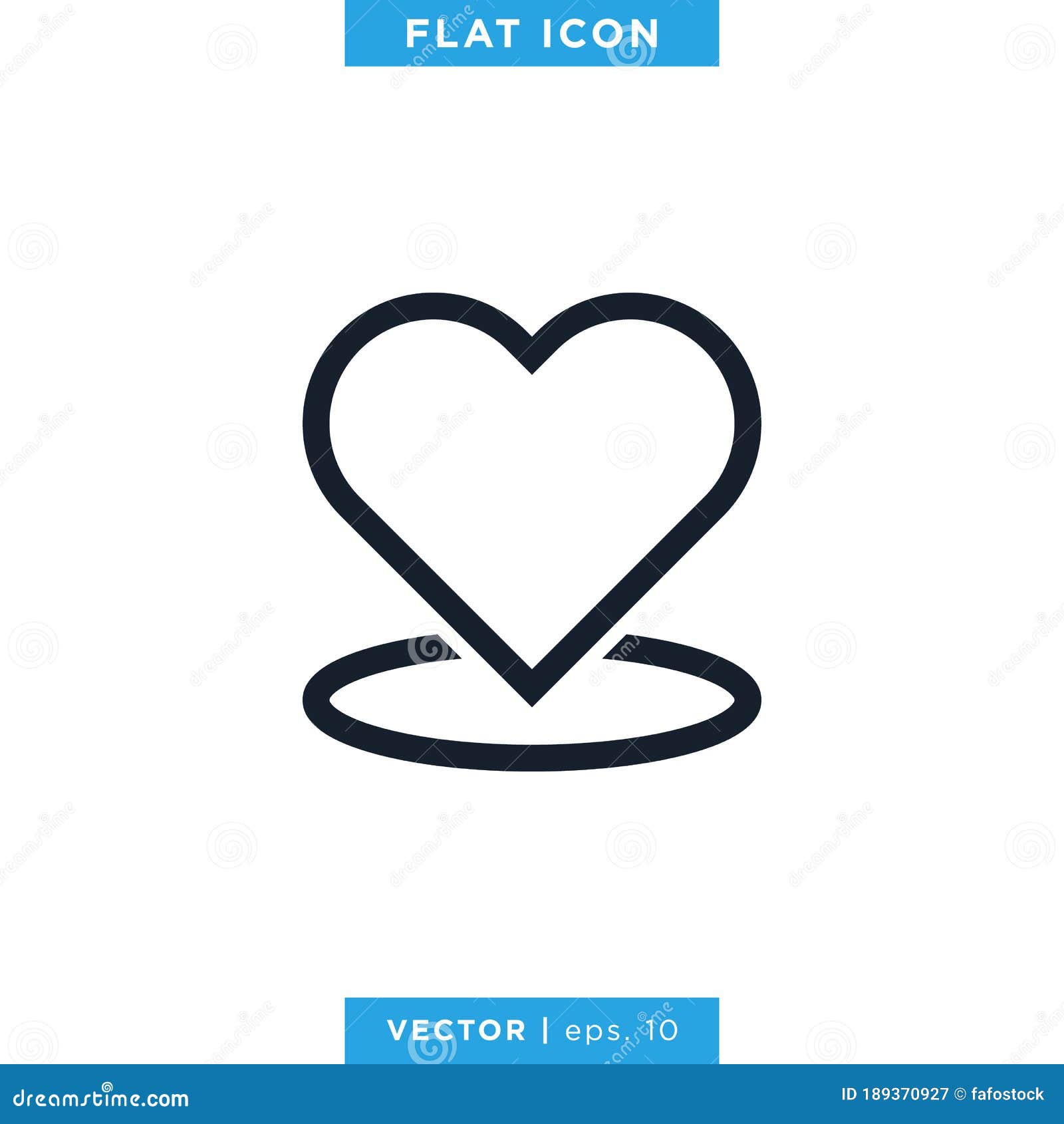 Heart Icon Vector Logo Design Template Stock Vector - Illustration of ...