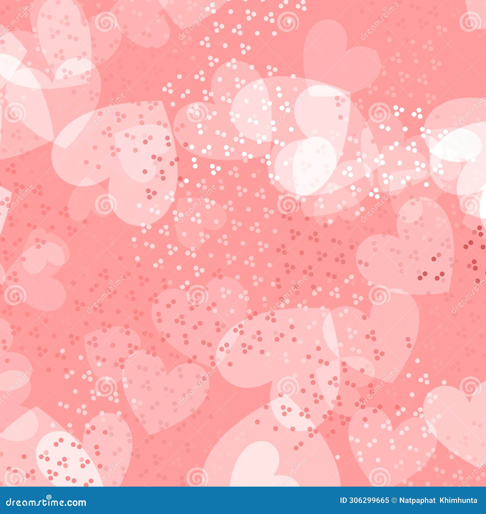 Heart Illustration Shape Pink Pastel Abstract Background Stock ...
