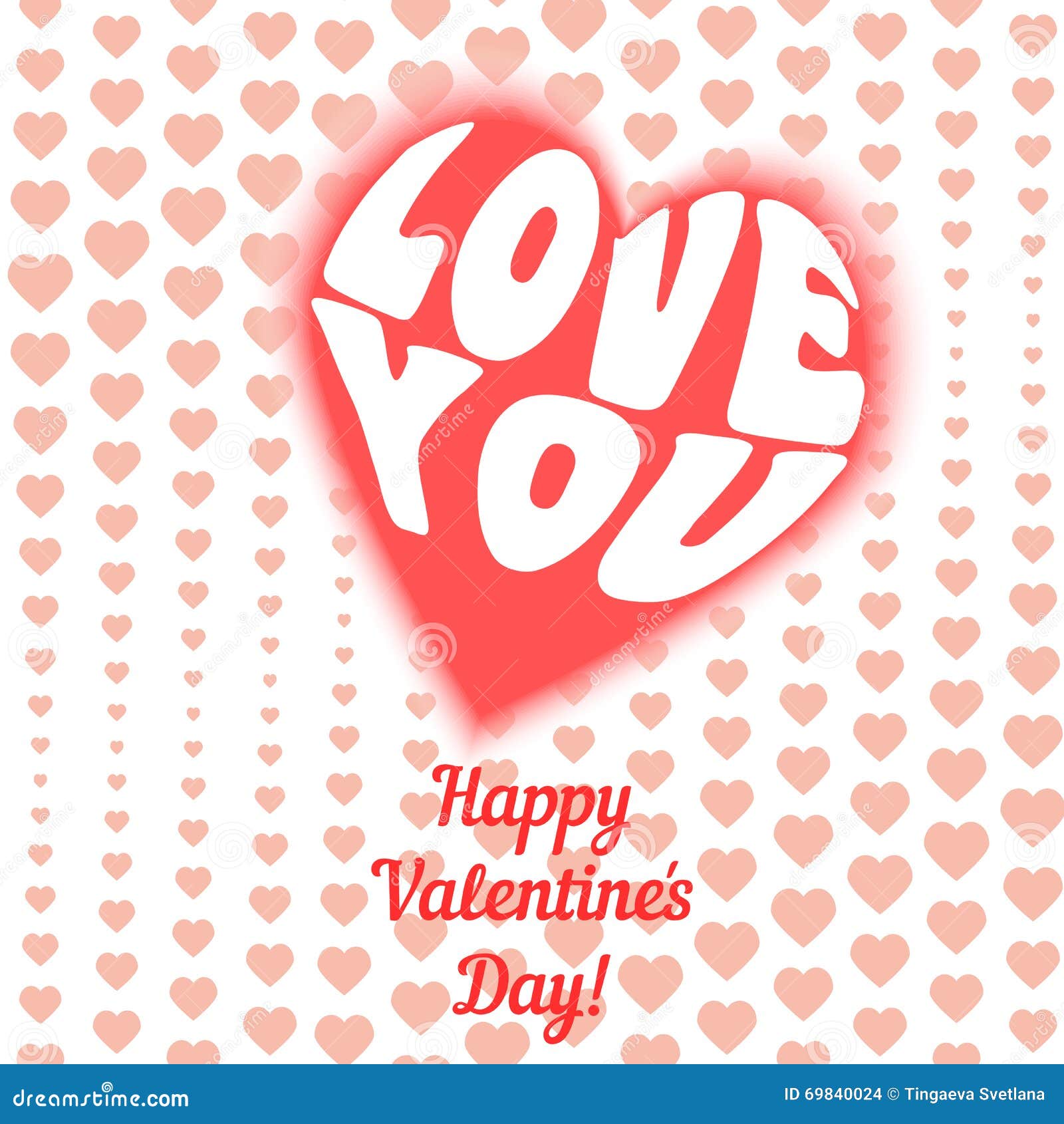 Heart Illustration and Text Stock Illustration - Illustration of design ...