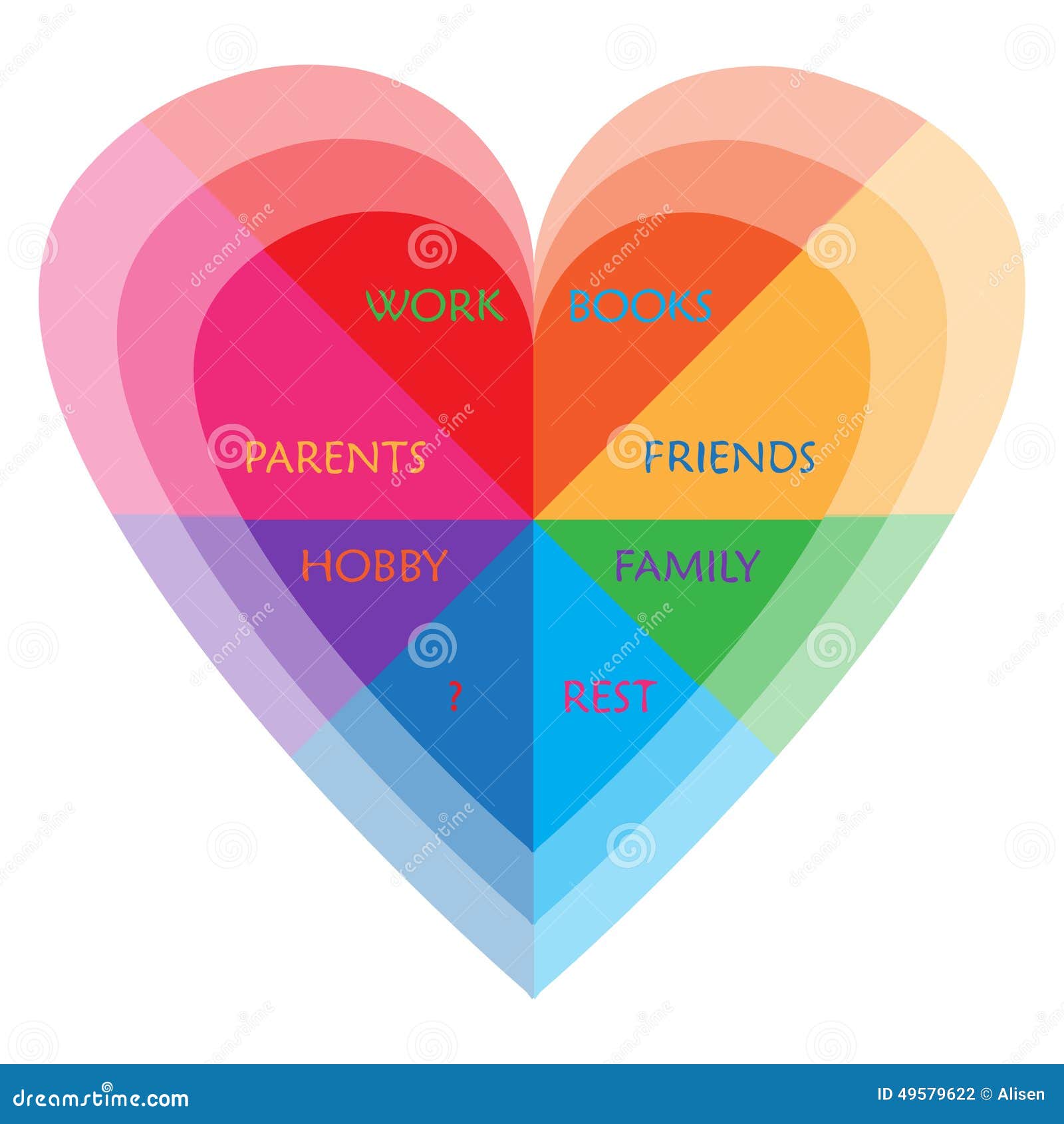 Heart Infographic Stock Illustration Illustration Of Feel 49579622