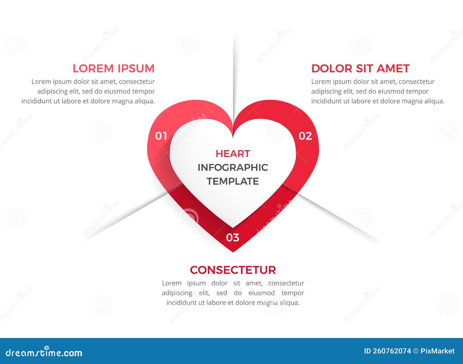 Heart Infographics stock vector. Illustration of elements - 260762074