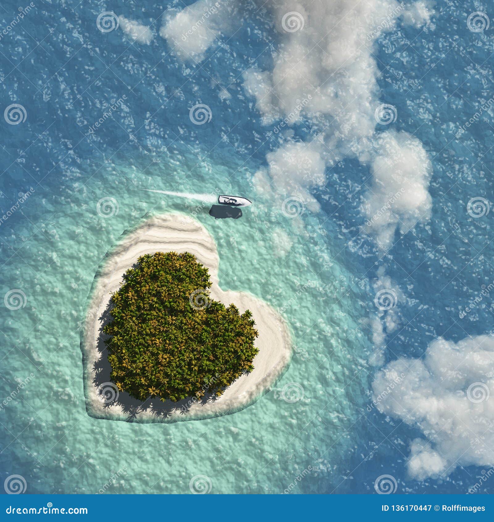 Heart Island stock image. Image of sand, island, heart - 136170447