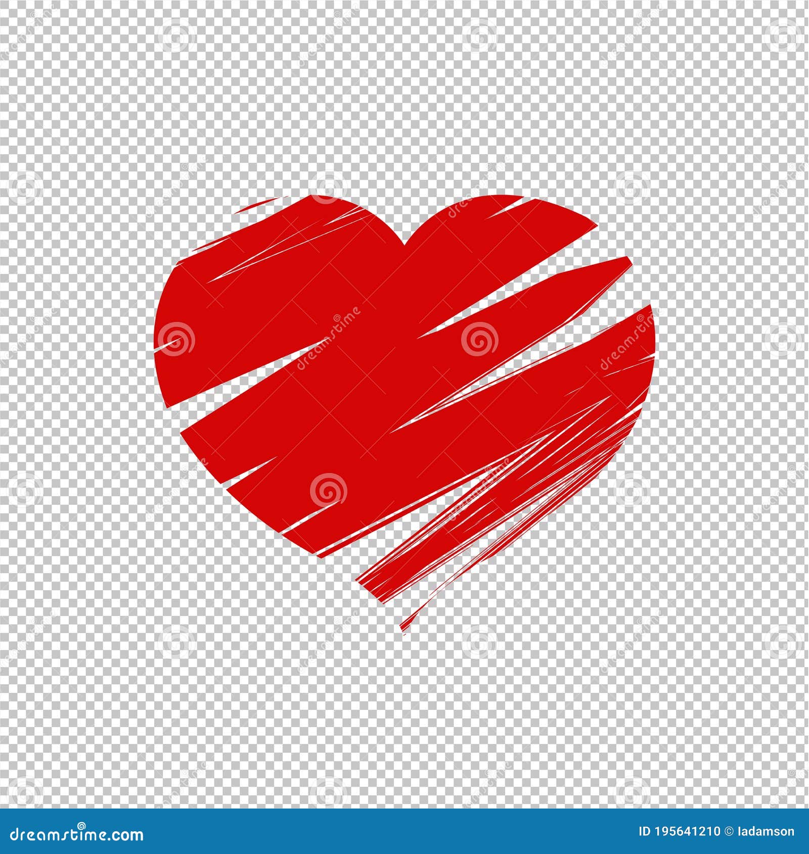 Heart Isolated Transparent Background Stock Vector - Illustration of ...
