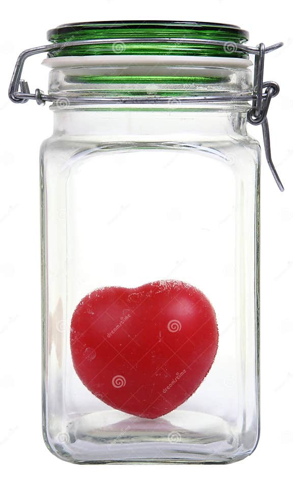 Heart in a jar stock image. Image of fragile, preserve - 11558919