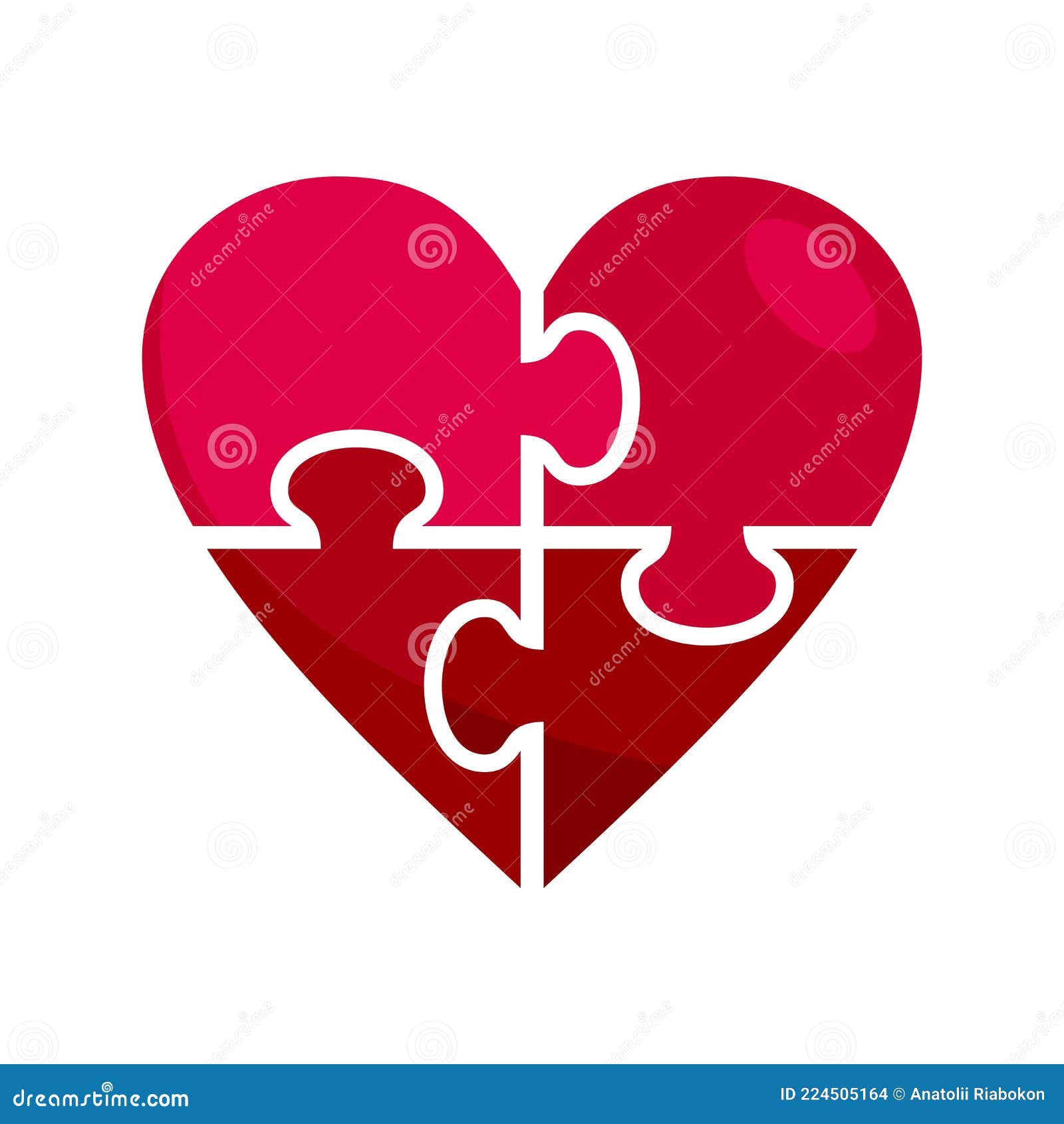 Jigsaw Icon In Trendy Design Style. Jigsaw Icon Isolated On White ...