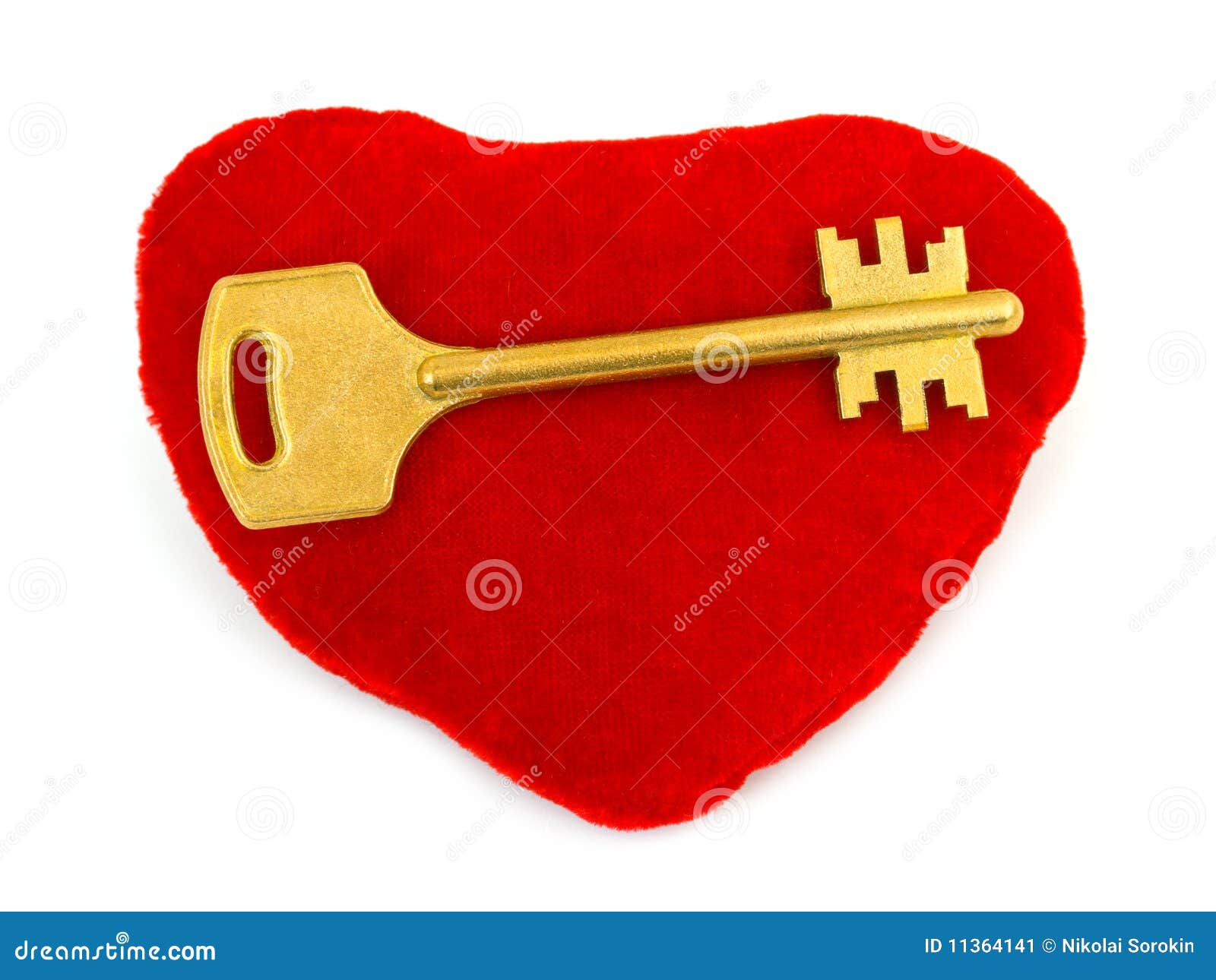 Heart and key stock image. Image of locking, keyhole - 11364141