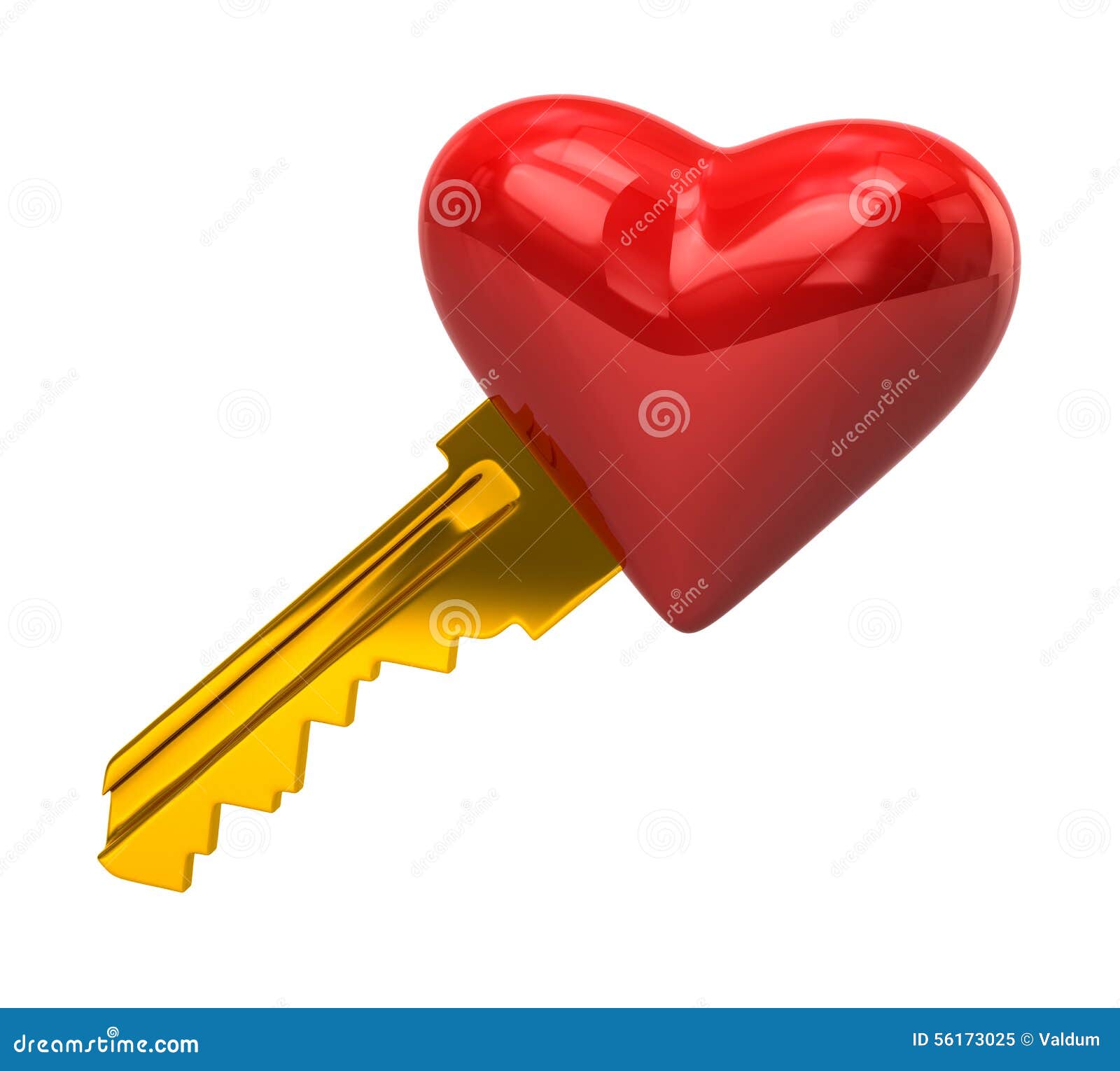 Heart key stock illustration. Illustration of valentine - 56173025