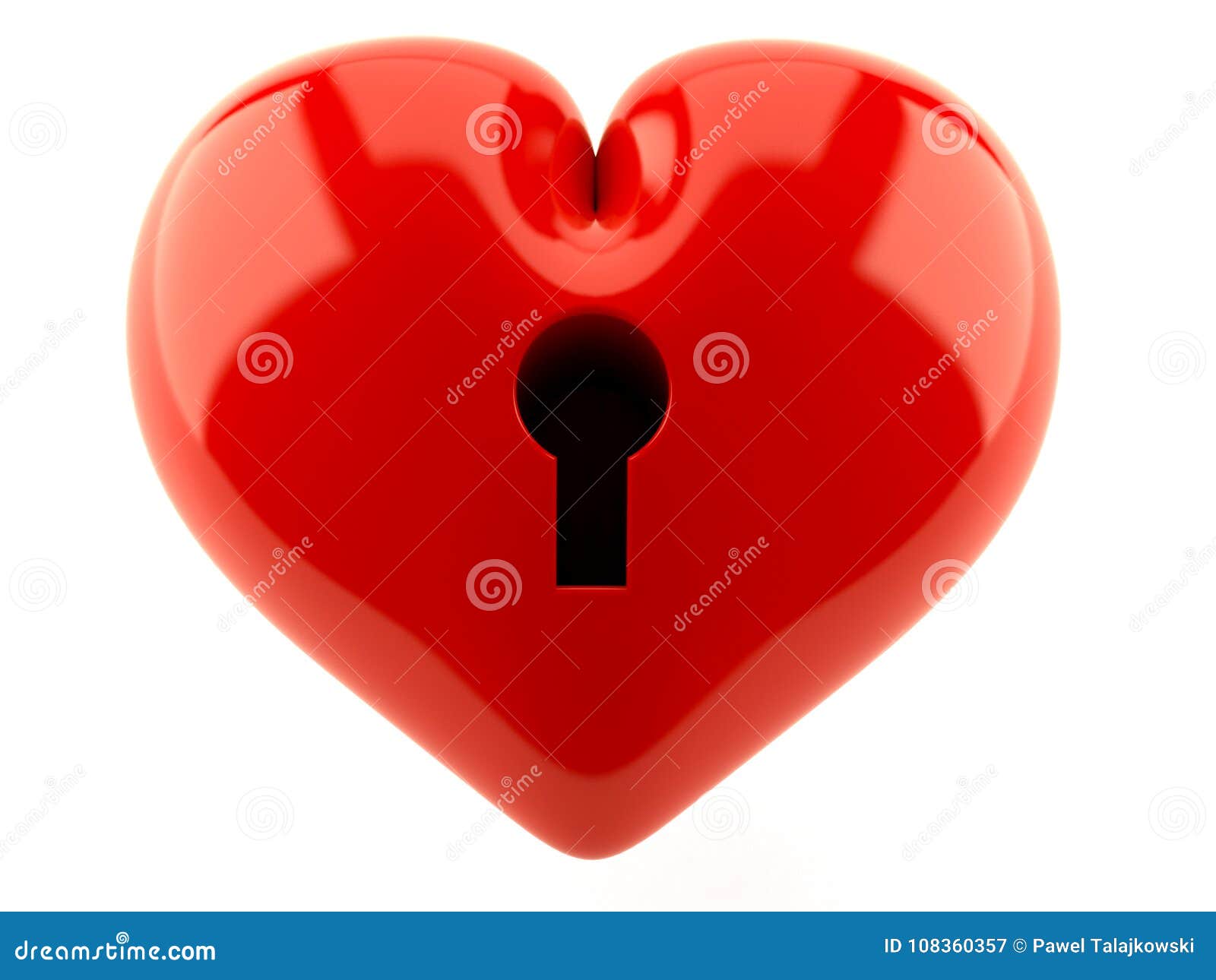 Heart with key hole stock illustration. Illustration of life - 108360357