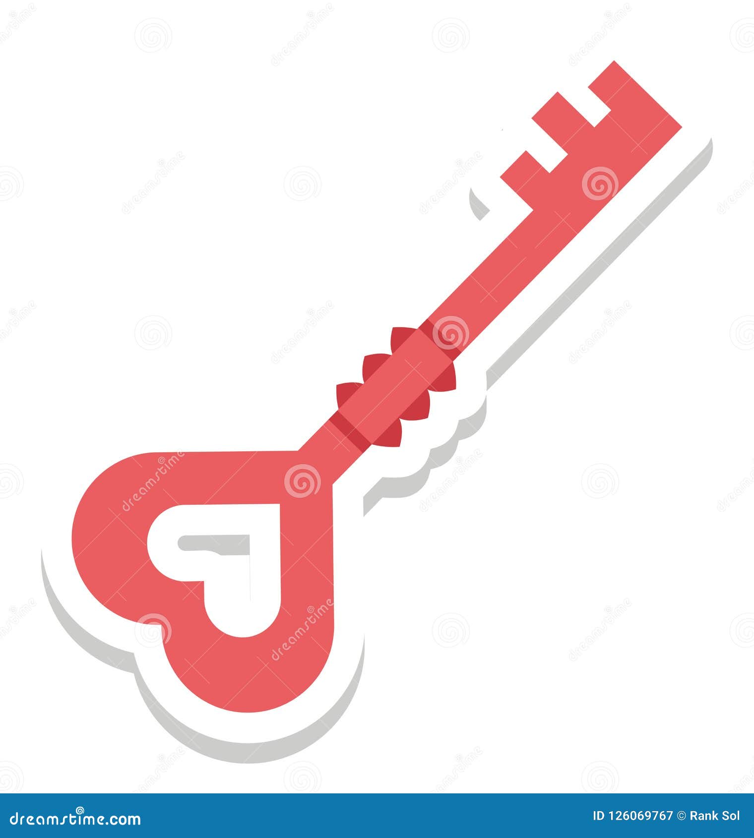 Heart, Key, Privacy Vector Icon Editable Stock Vector - Illustration of ...